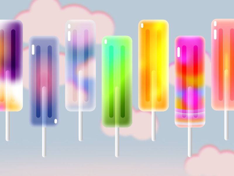 Ice-Cream Gradients by Mariia Verbytska on Dribbble