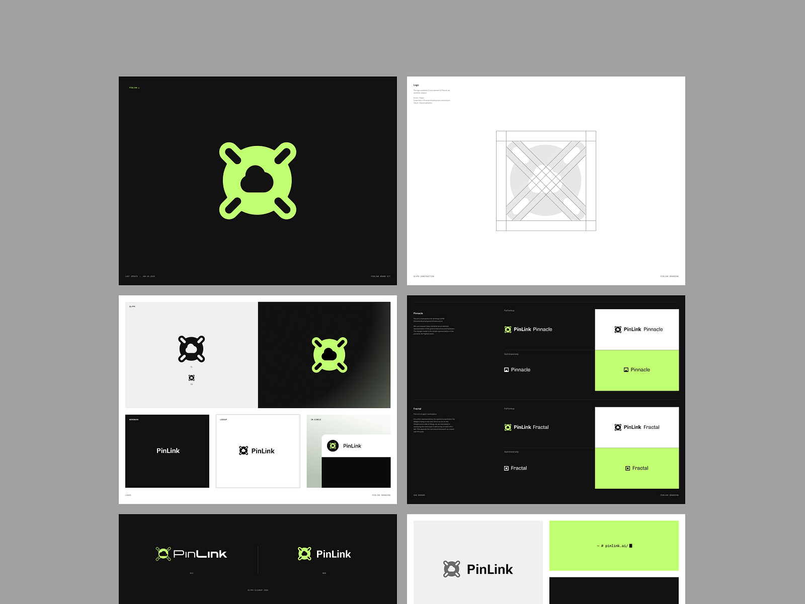 PinLink logo specs by Nicolas Solerieu on Dribbble