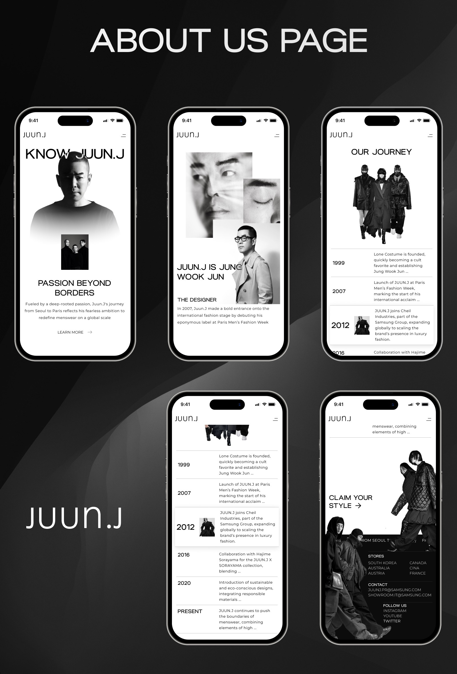 JUUN.J - Abstract Elegant Fashion Ecommerce Website - Responsive by LAIN UI/UX for LAIN DESIGN ...