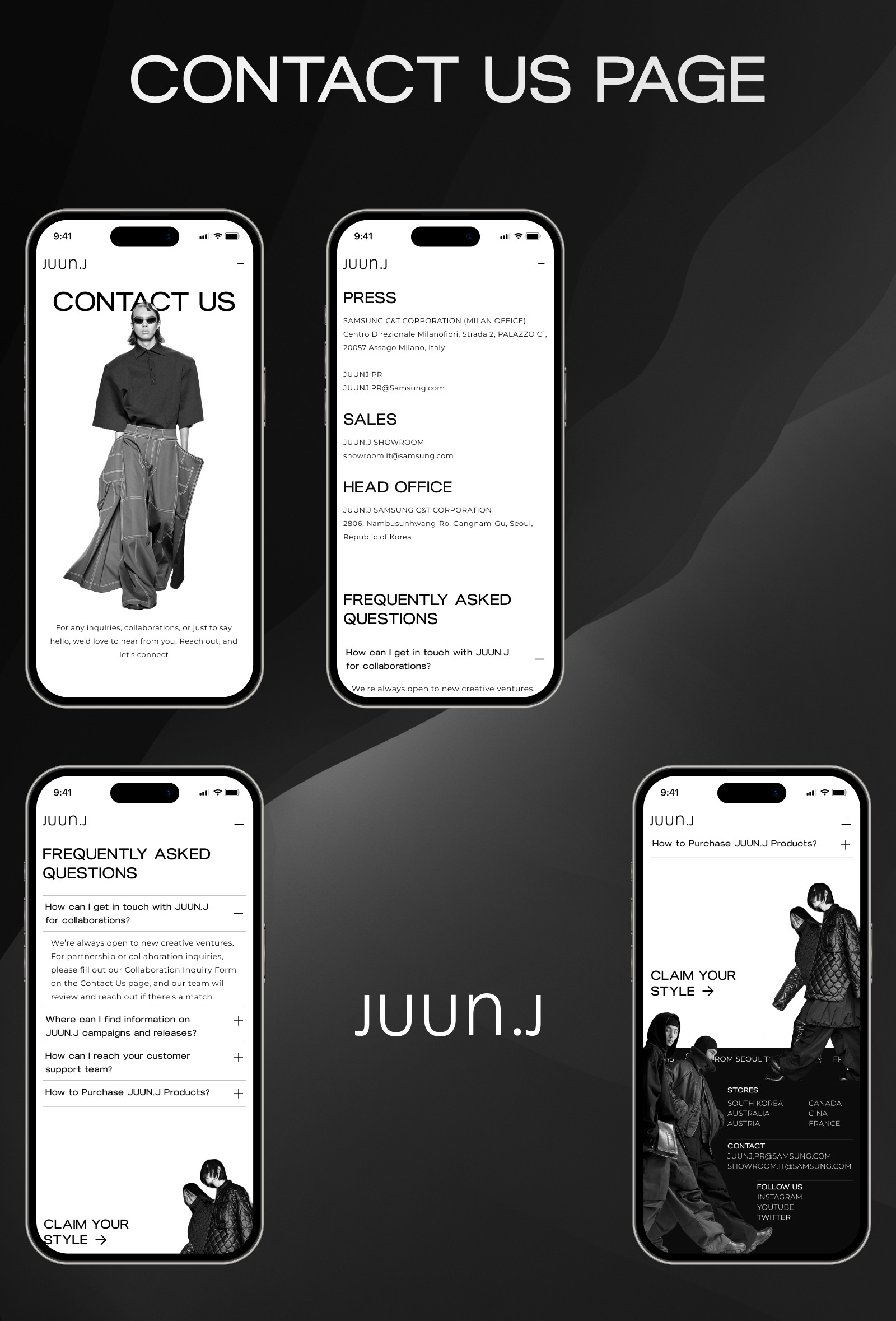 JUUN.J - Abstract Elegant Fashion Ecommerce Website - Responsive by LAIN UI/UX for LAIN DESIGN ...