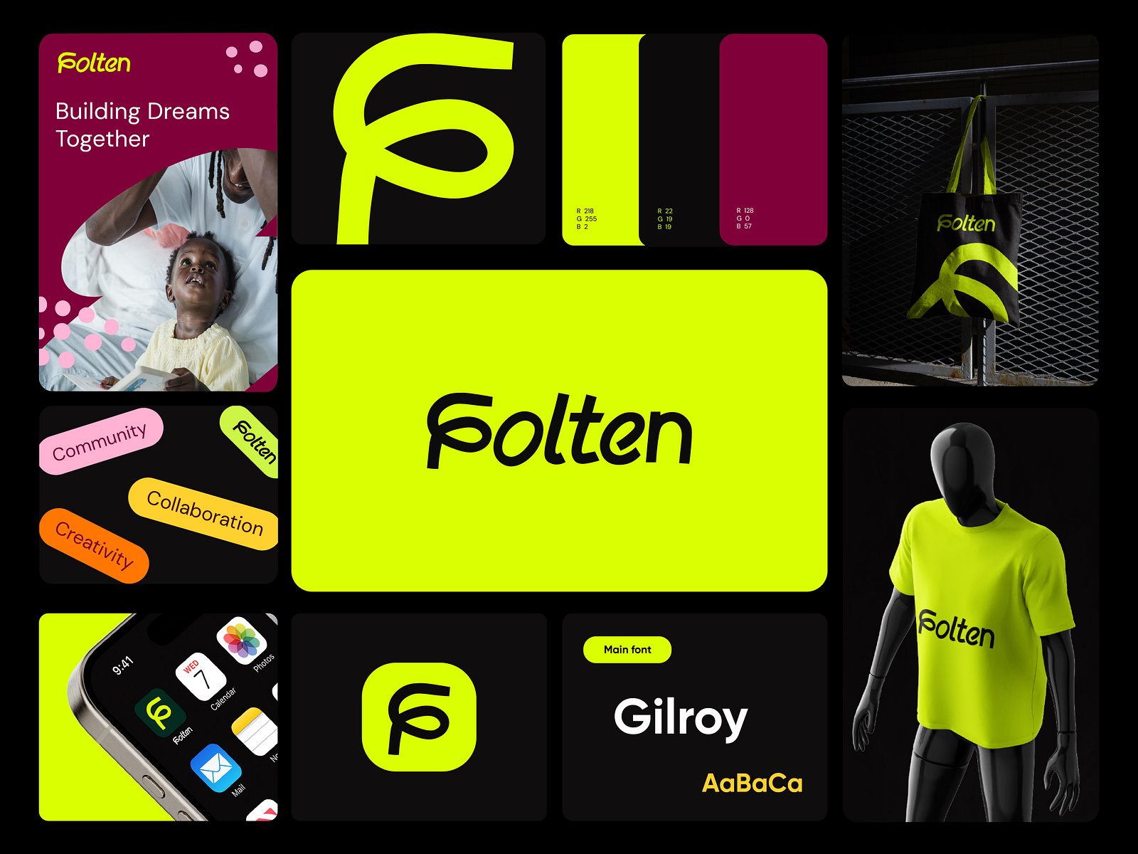 Folten Modern Logo | Branding by Mishrat Jahan Mim on Dribbble