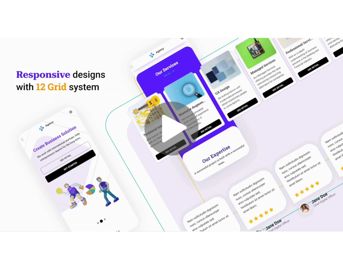 Mobile UI Components and Widgets by wewewedot on Dribbble