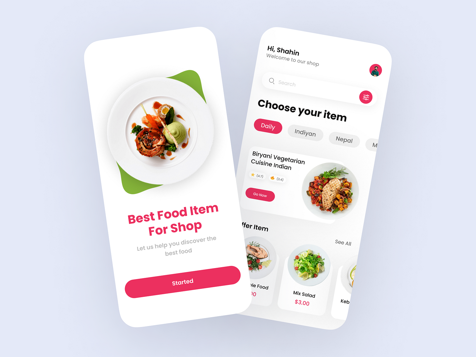 Online Food App🤩 by Kamrul Hasan on Dribbble
