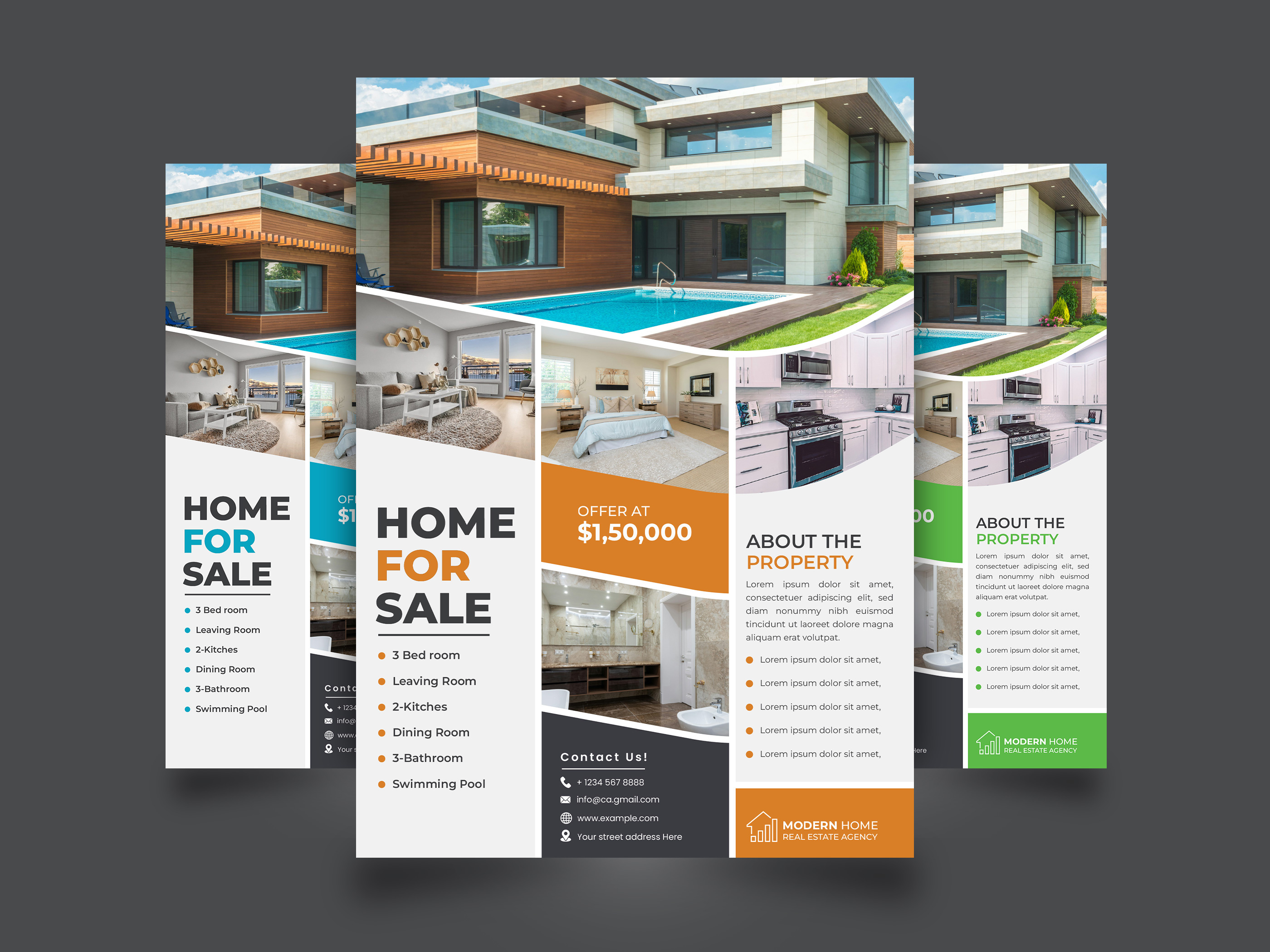 real estate business flyers design by skdesigner 339 on Dribbble