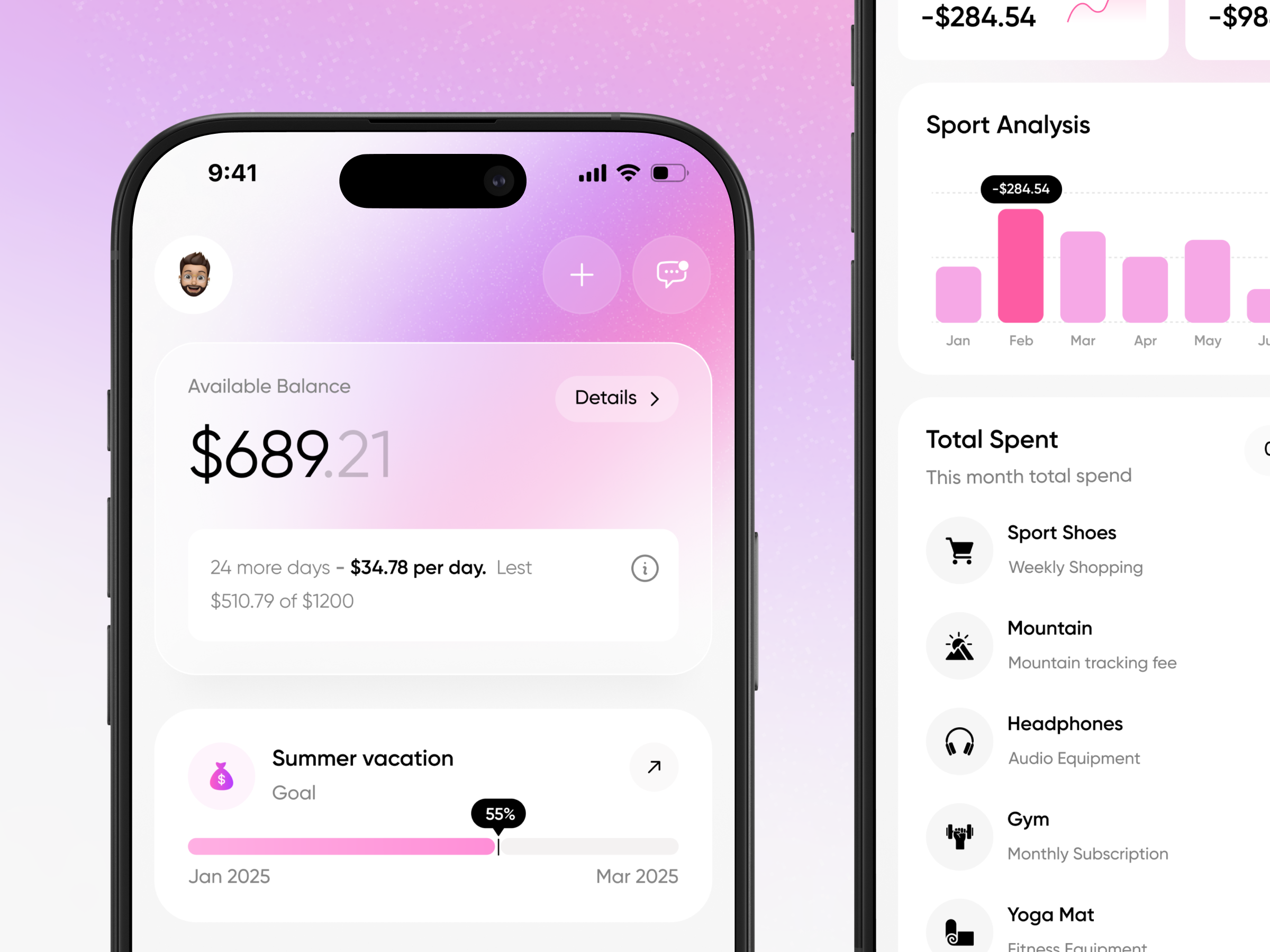 Budget Tracking App by MD Mostahid on Dribbble