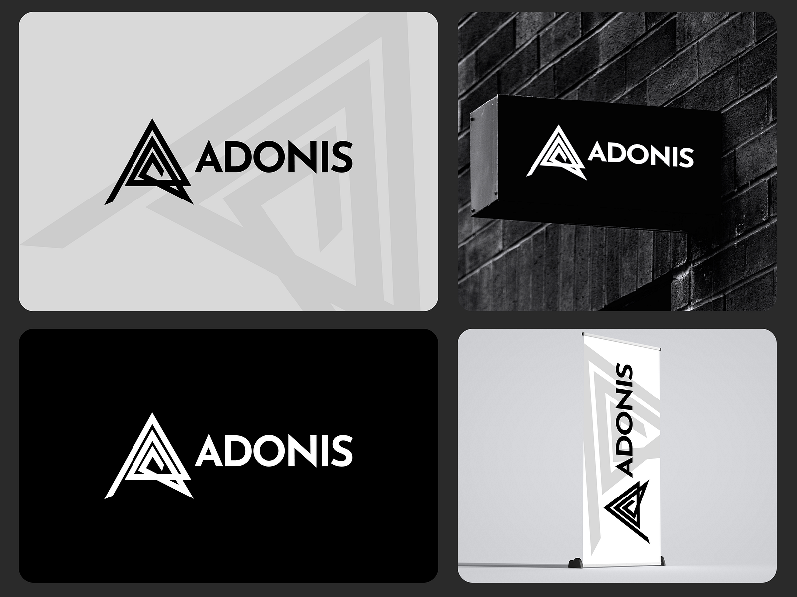 Adonis logo by Victor Gudojnicov on Dribbble