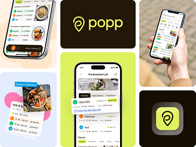 Popp - Delivery Comparison app | Mobile app by Vladislava Povelitsa for ...