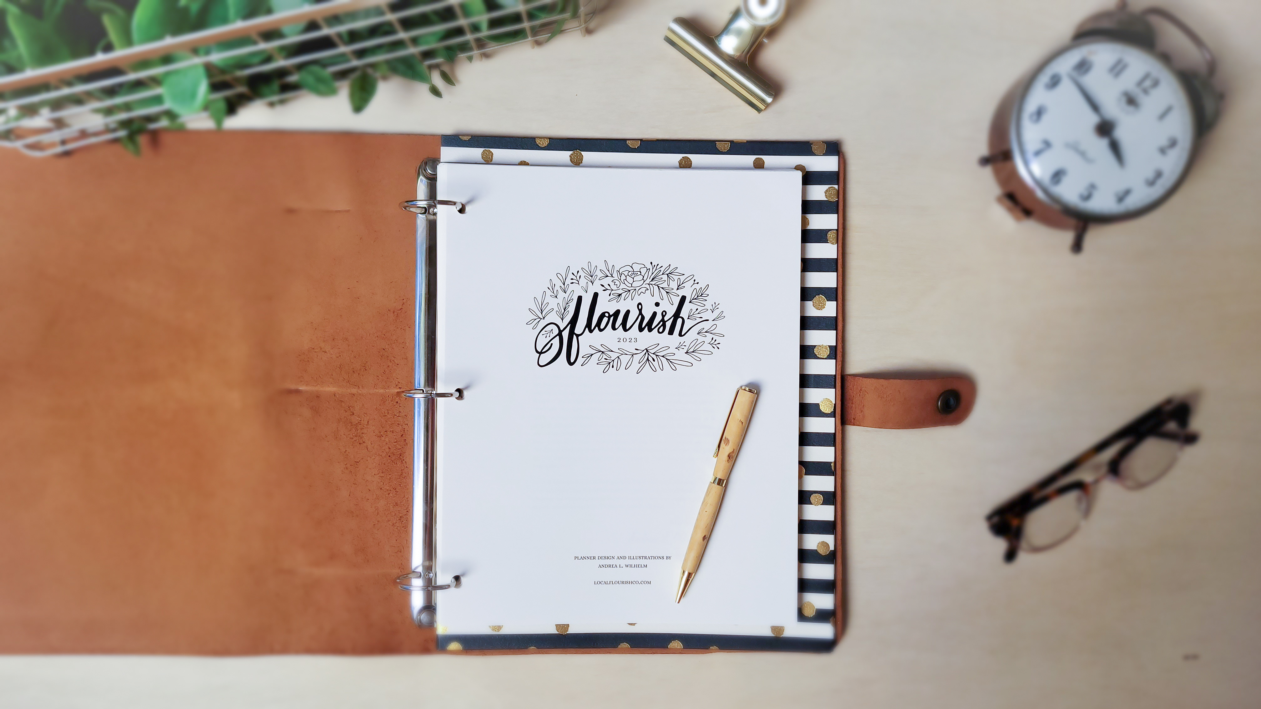 Hand Lettered Planner Design by Andrea Wilhelm on Dribbble