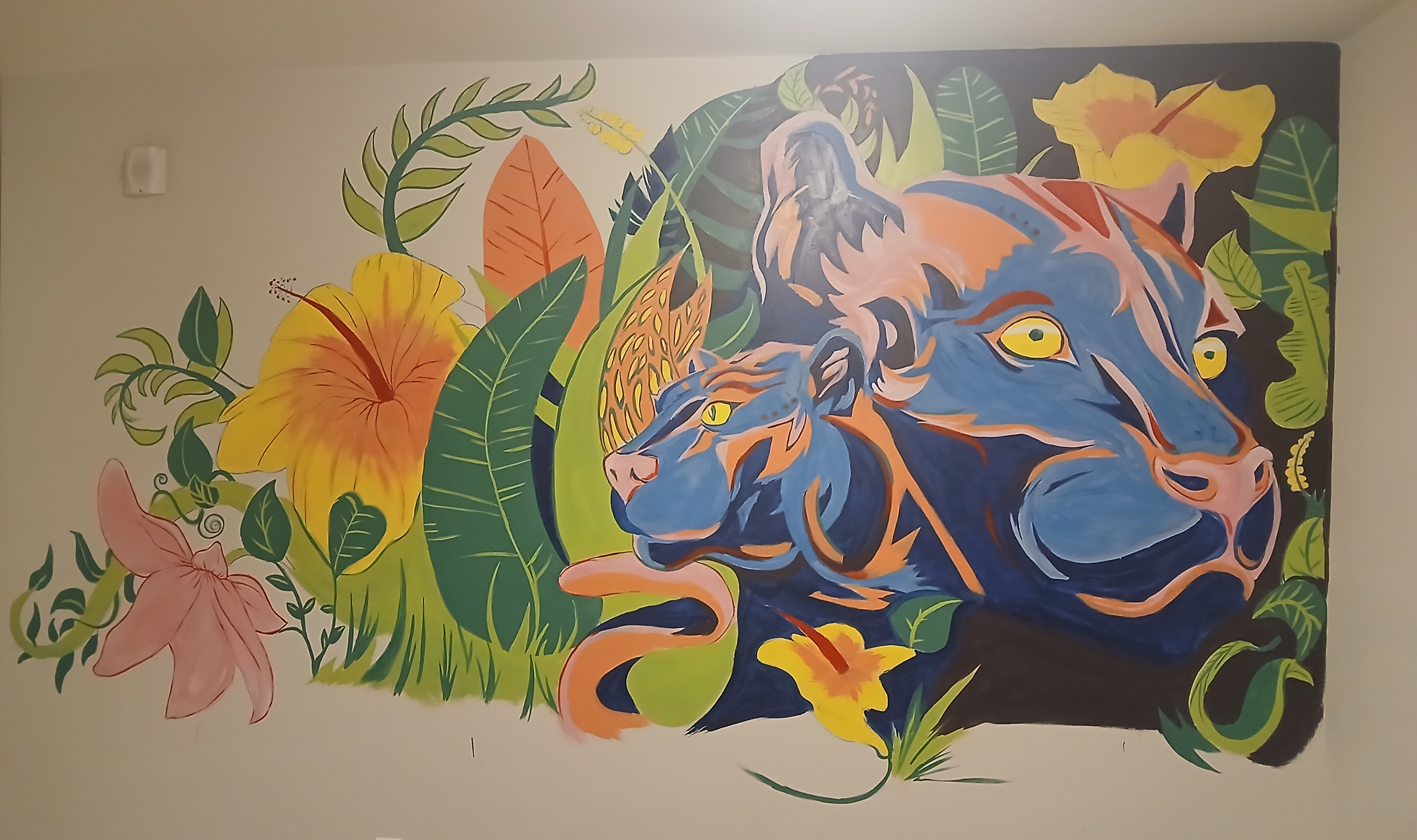 Panther Mural by Dre Morris on Dribbble