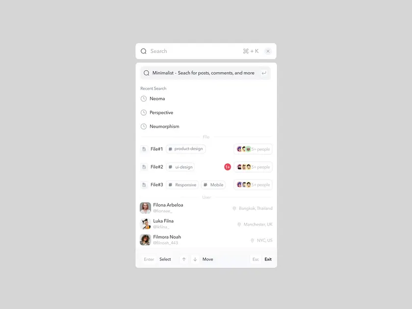 Browse thousands of Search Bar images for design inspiration | Dribbble