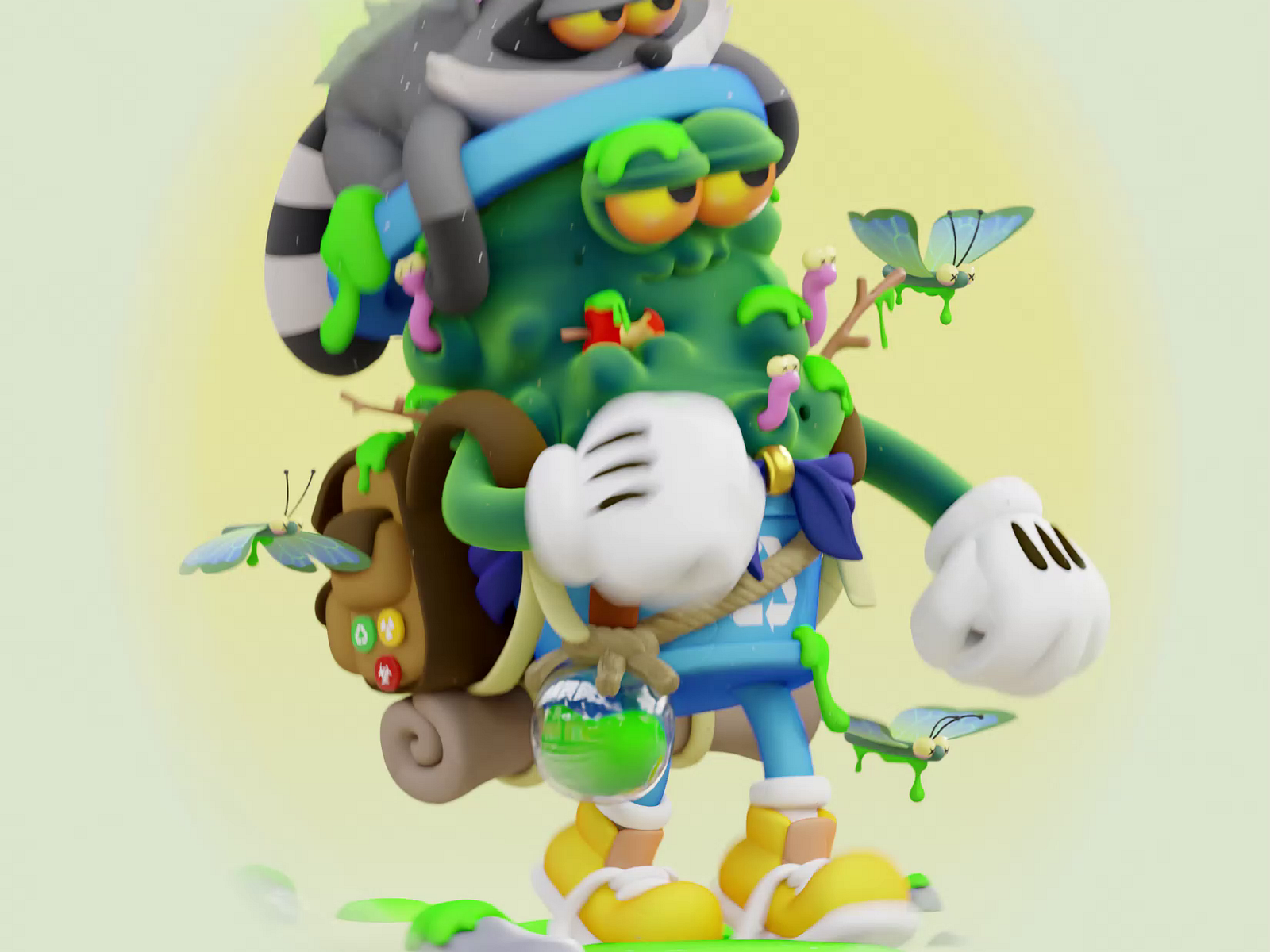Garbage Friends by Kartiko Bagaskoro on Dribbble