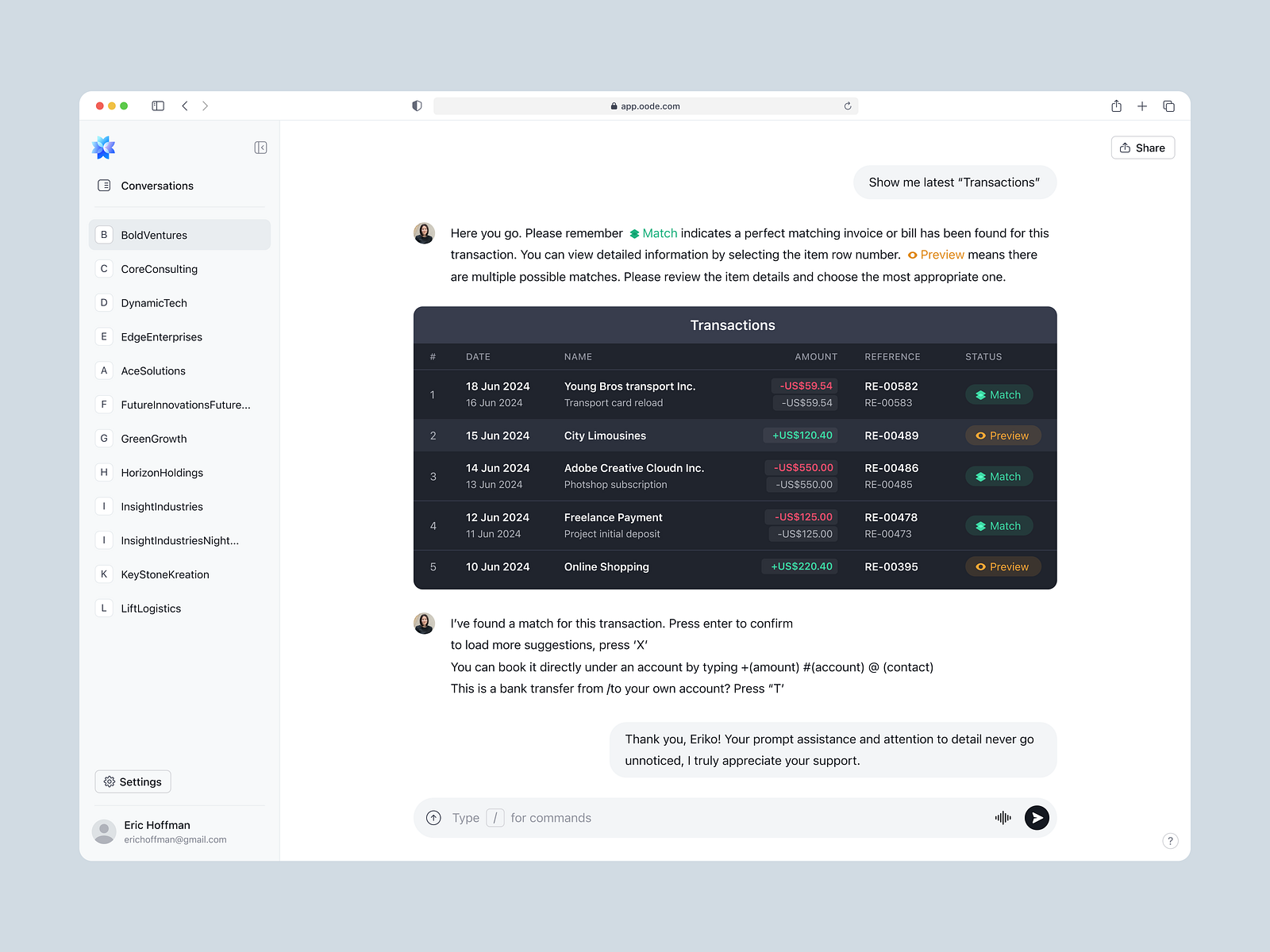 Oode Chat AI by Shinas P for Stead on Dribbble