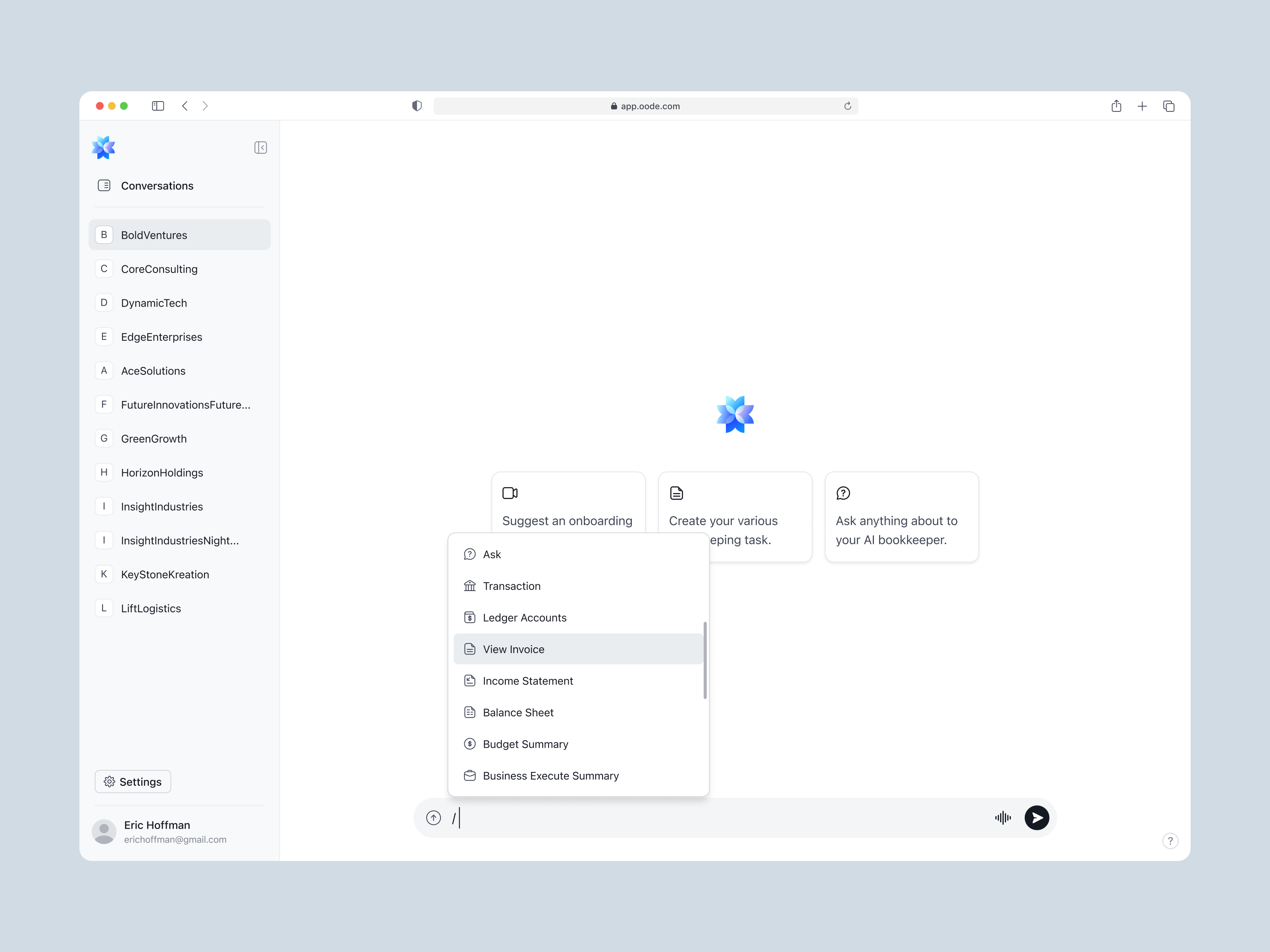 Oode Chat AI by Shinas P for Stead on Dribbble