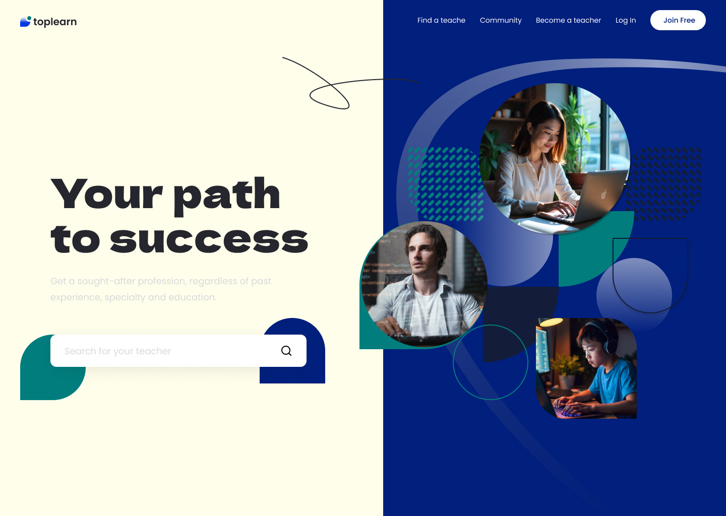 Toplearn by Egor Karpiza on Dribbble