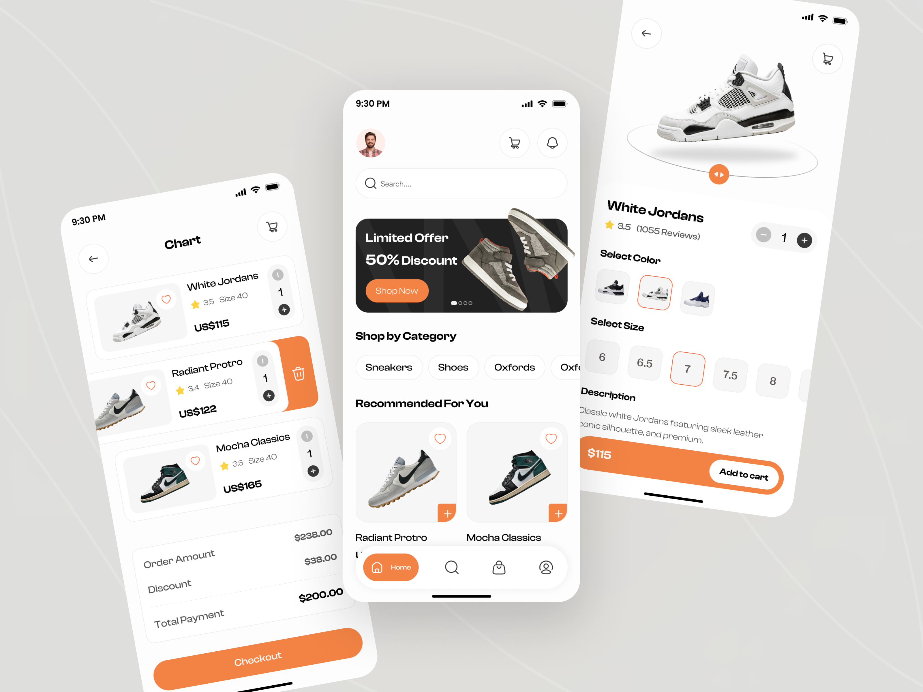 Shoe Mobile App designs, themes, templates and downloadable graphic ...