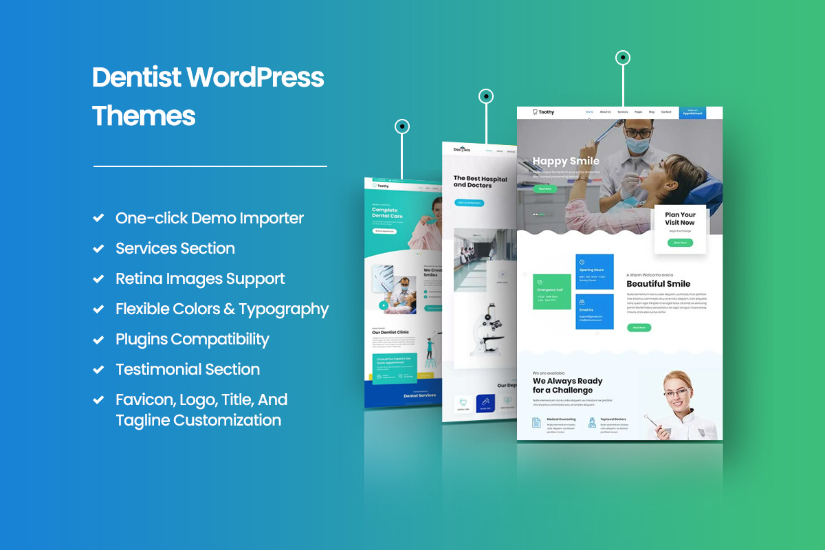 Build Your Dream Website with Dentist WordPress Themes for 2025 by SKT ...