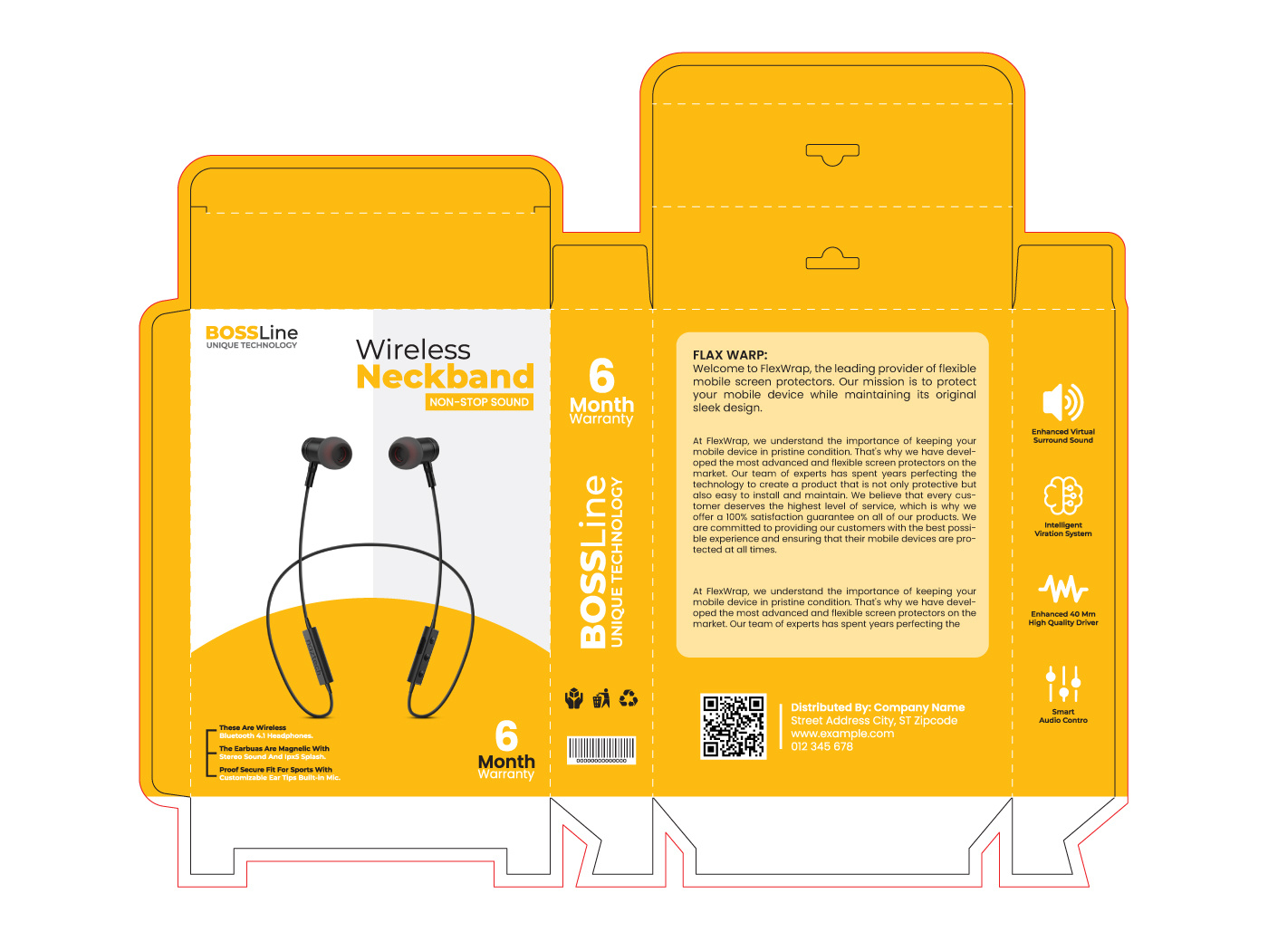 Headphones Hanging Box Packaging Design by MD NUR ALAM on Dribbble