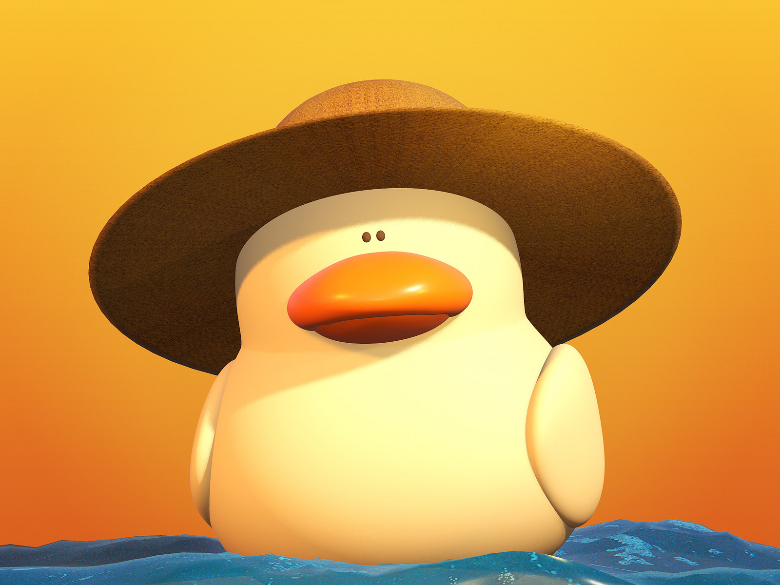 Summer duck by Yejin on Dribbble