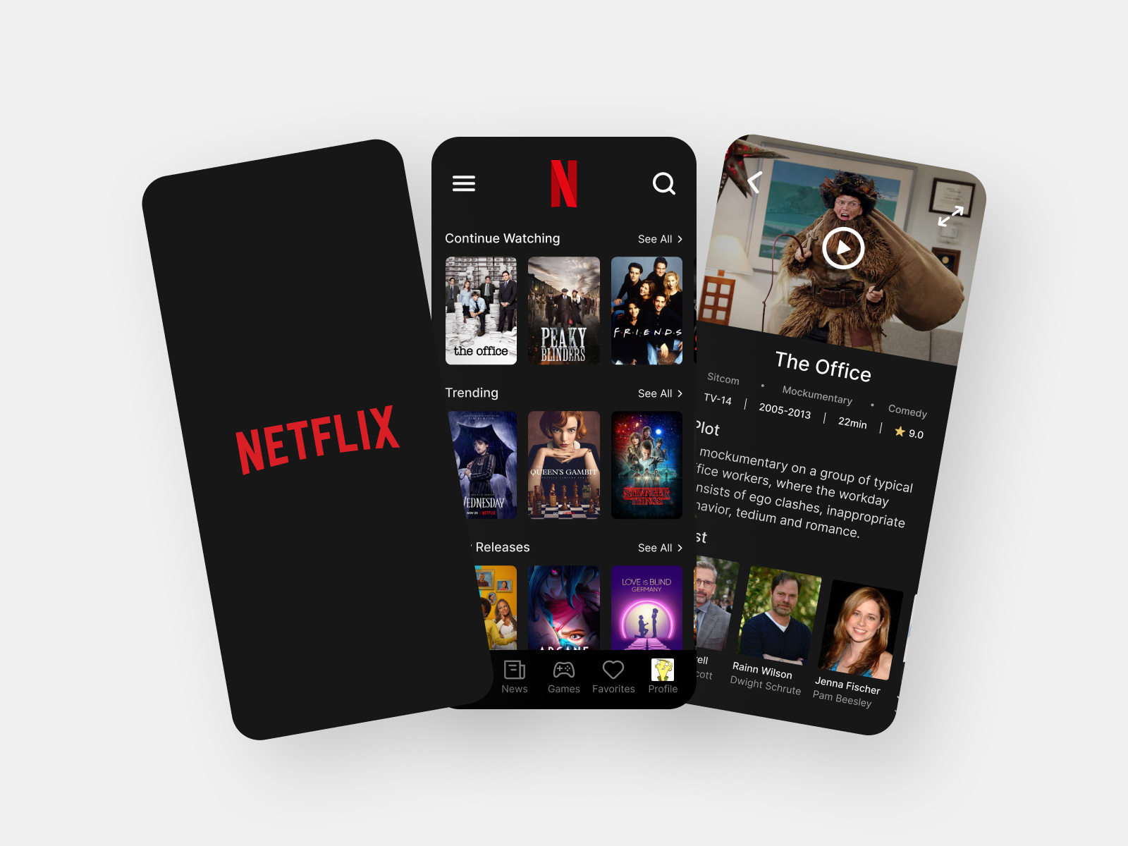 #10 Concept Shot - Netflix | Mobile App by Ivan Gavrilović on Dribbble