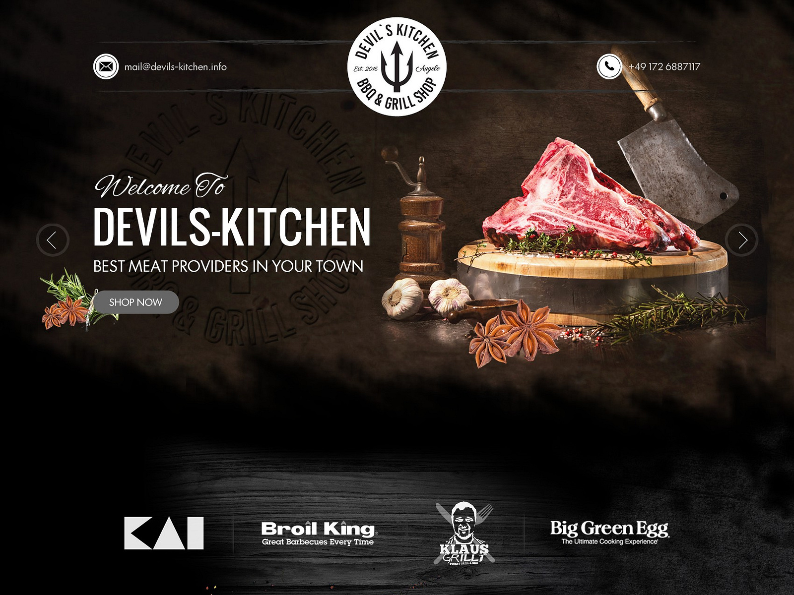 Devils Kitchen Website UI by Saif Ahmed on Dribbble