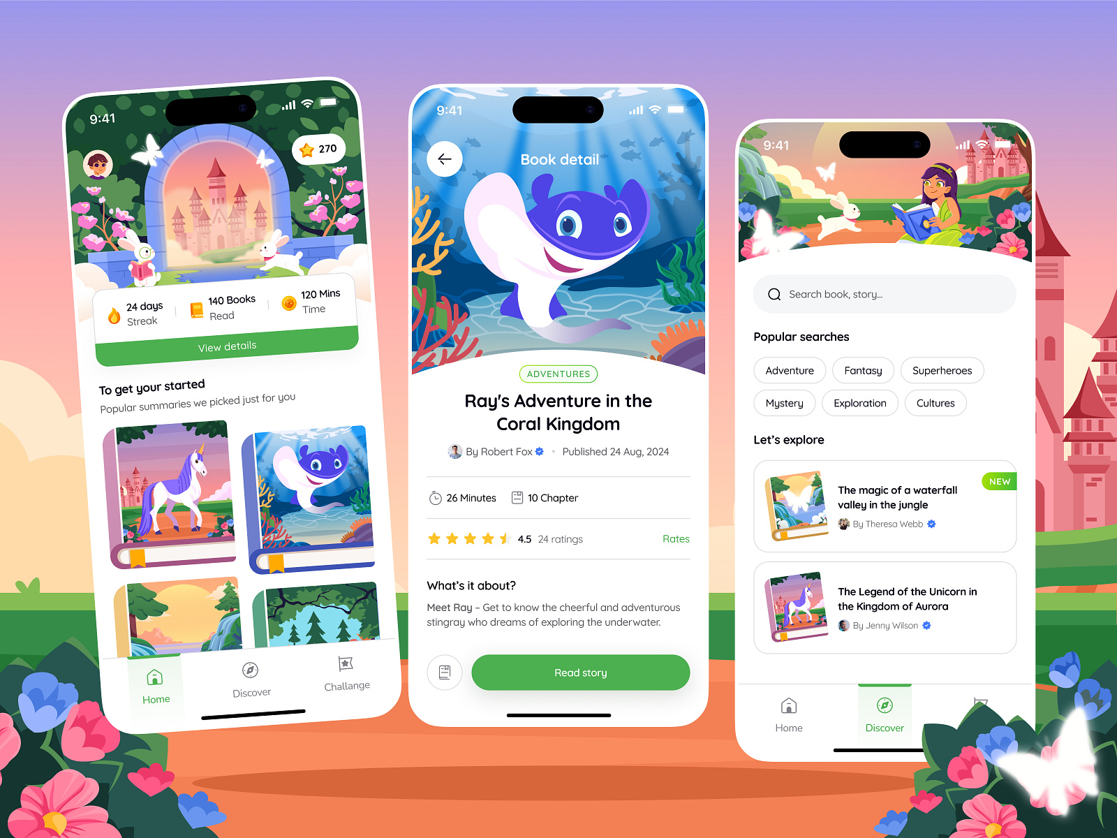 Luma - Story Read App by Dede Alsa on Dribbble