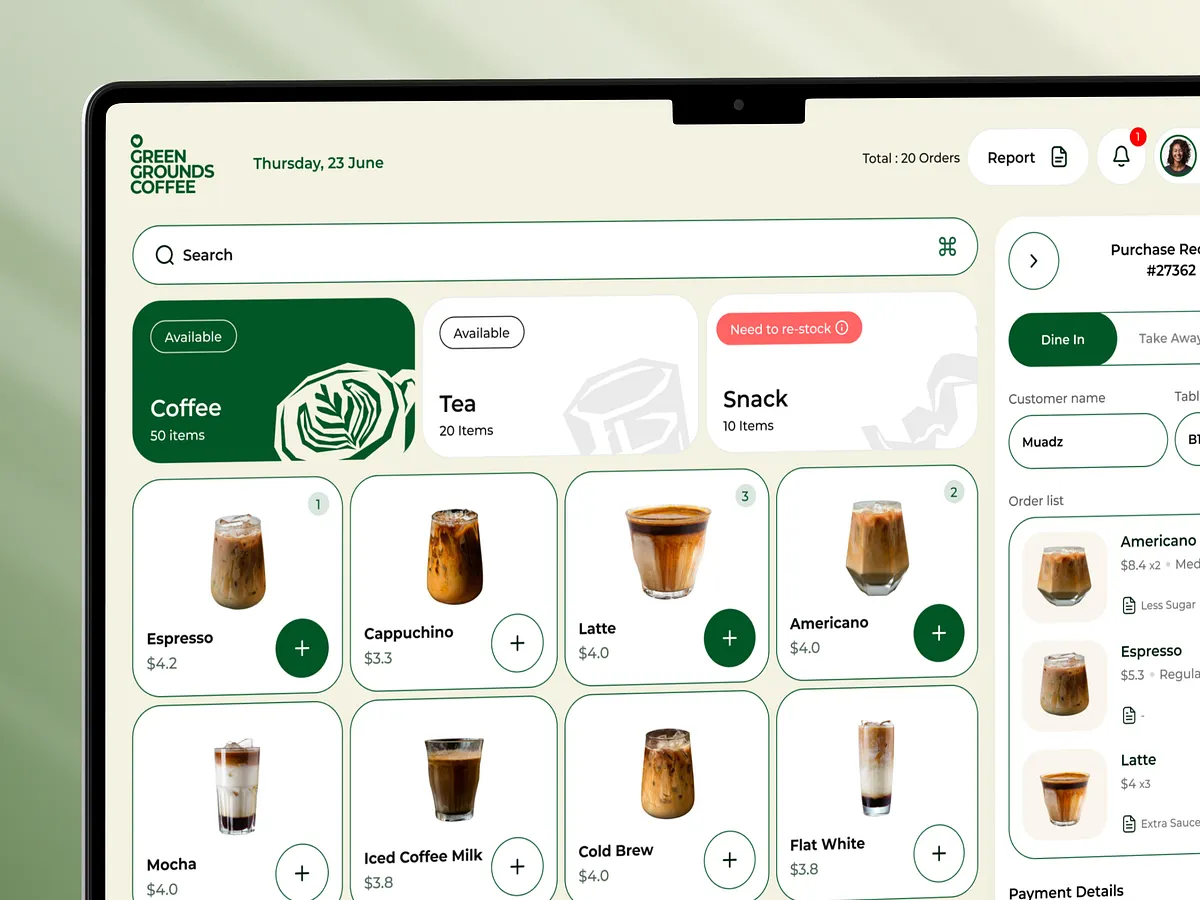 Browse thousands of Cafe images for design inspiration | Dribbble