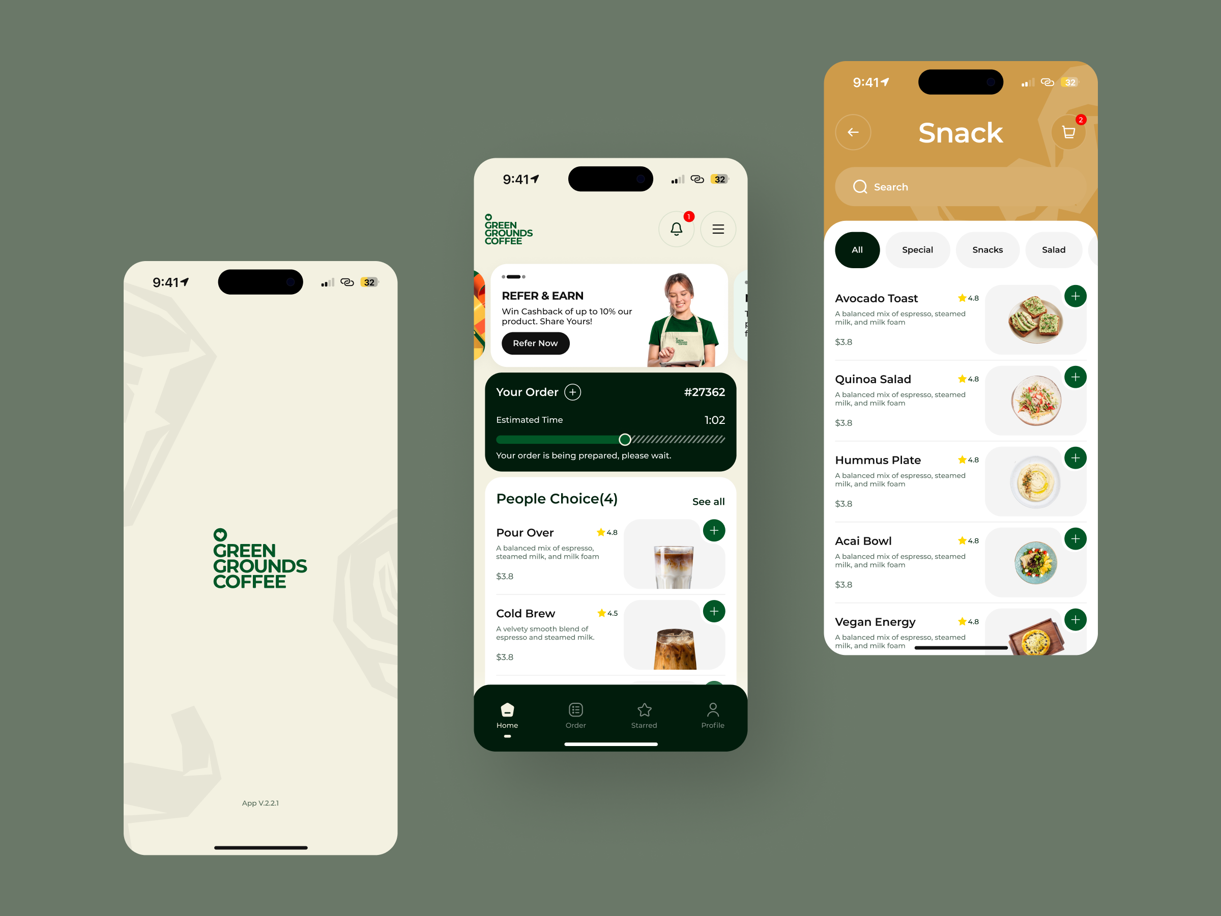 Green Grounds Coffee - Point of Sales (Cafe POS system) by SlabPixel ...