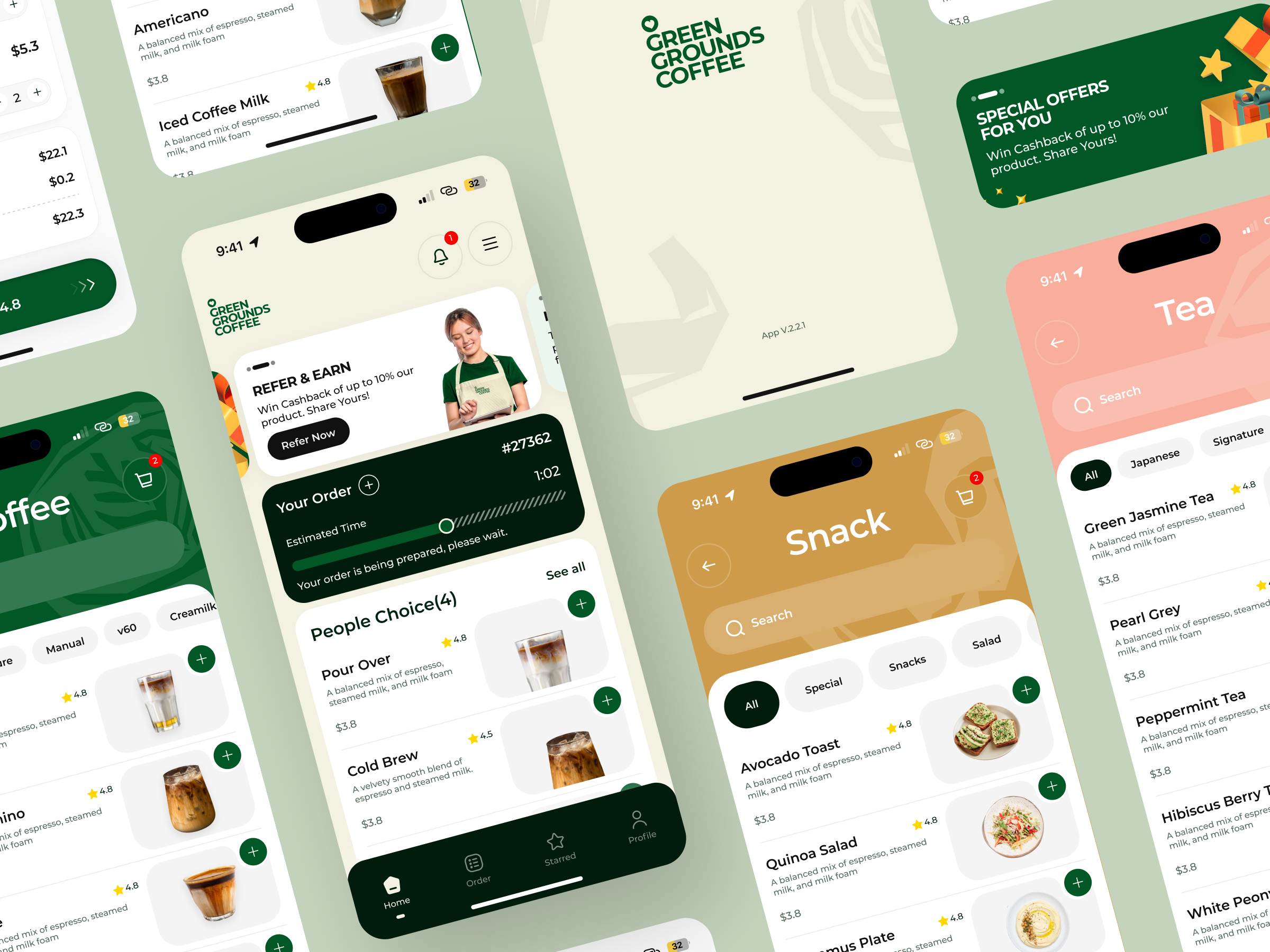Green Grounds Coffee - Point of Sales (Cafe POS system) by SlabPixel ...