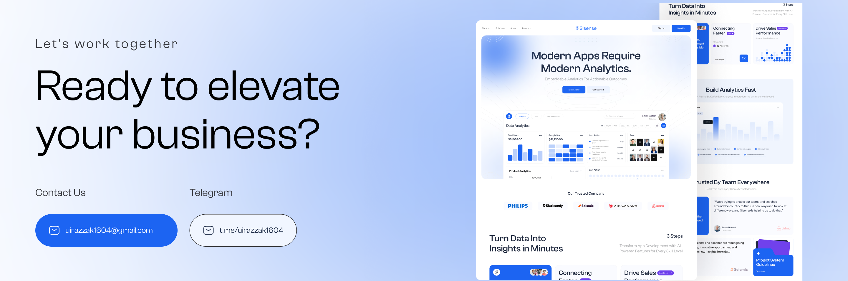 Sisense - A Data Analytics Website by Abdur Razzak on Dribbble