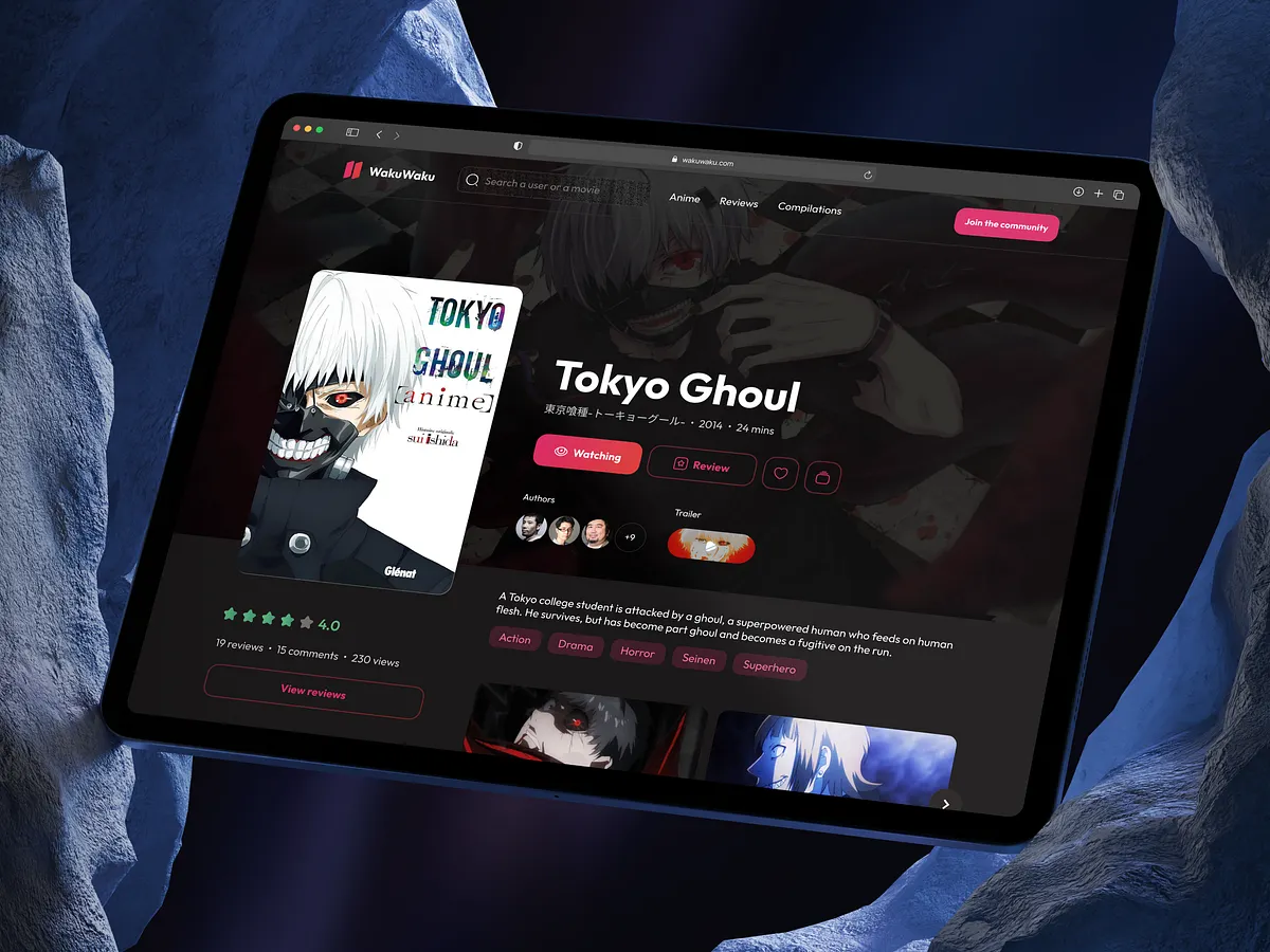 Anime App designs, themes, templates and downloadable graphic elements ...