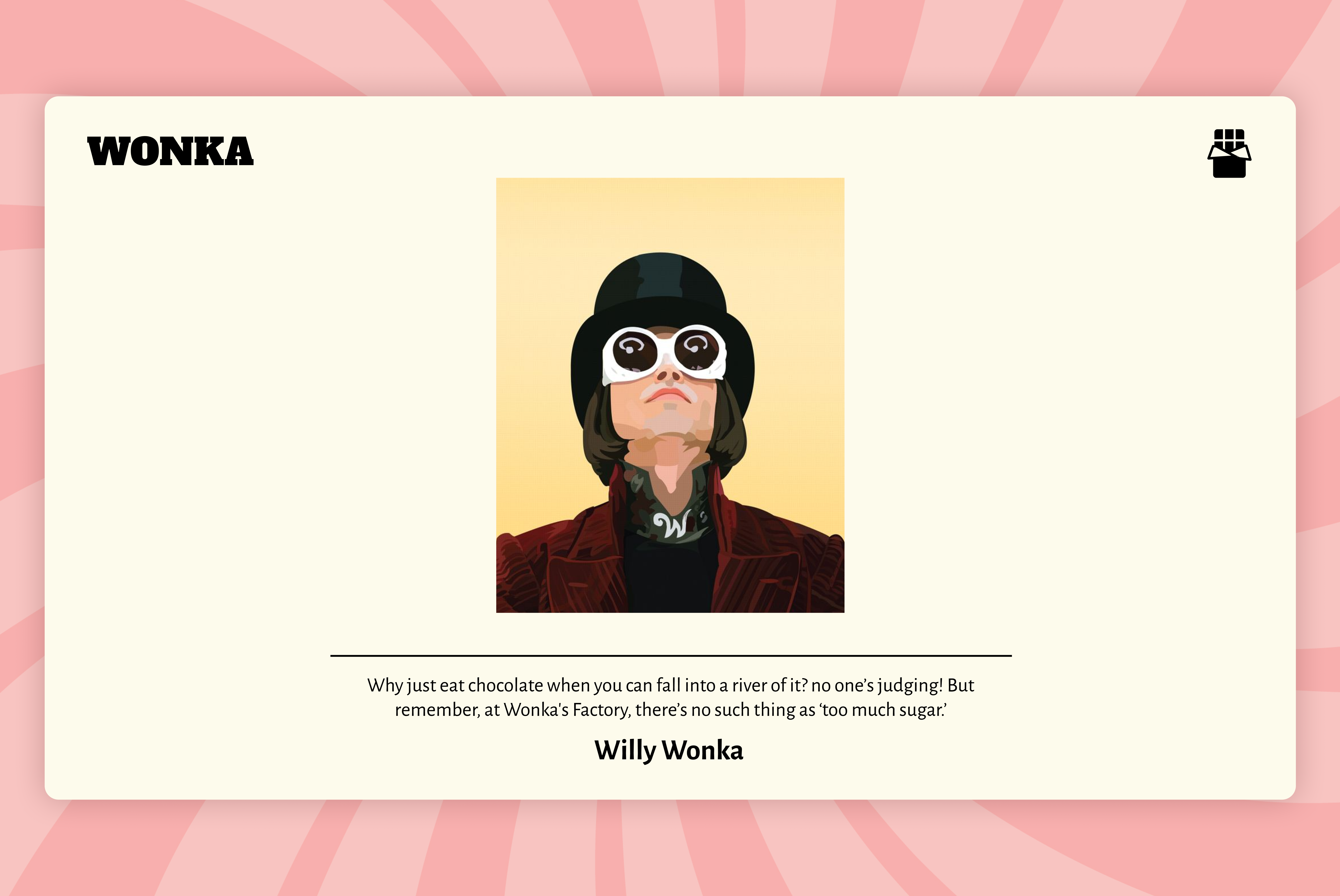 Willy Wonka - The Chocolate Factory by SHARATH R on Dribbble