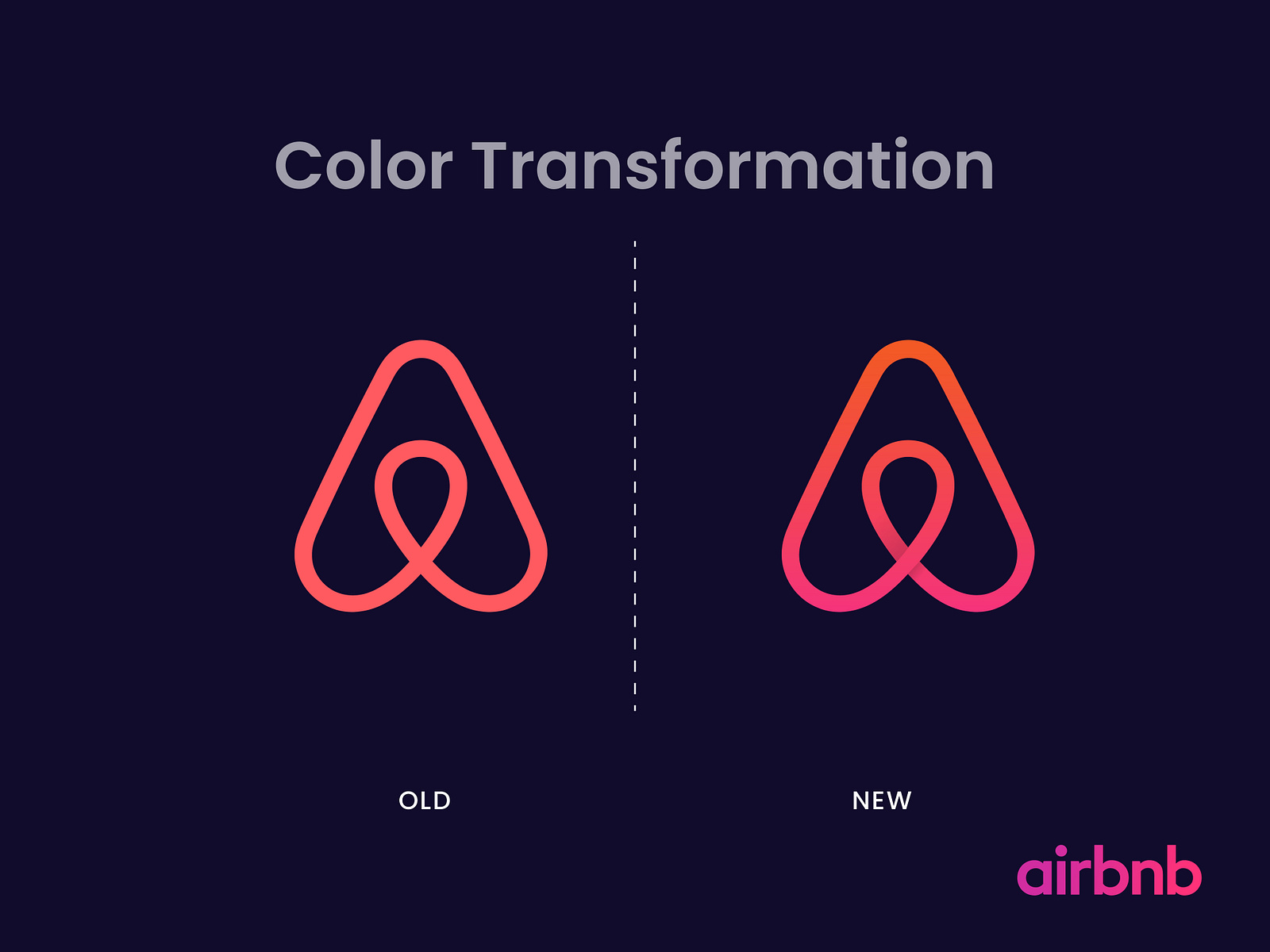 Airbnb Logo Color Transformation by Sharafat l Logo & Branding for Fuix ...