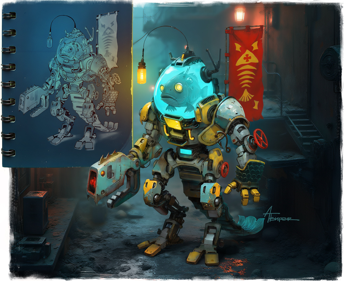 GEARFORGED HEROES character concepts by Alex Tsuper on Dribbble