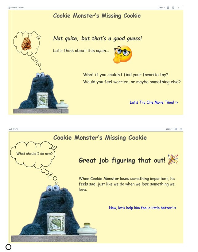 Sesame Street Emotional Learning Prototype by Angela Imre on Dribbble