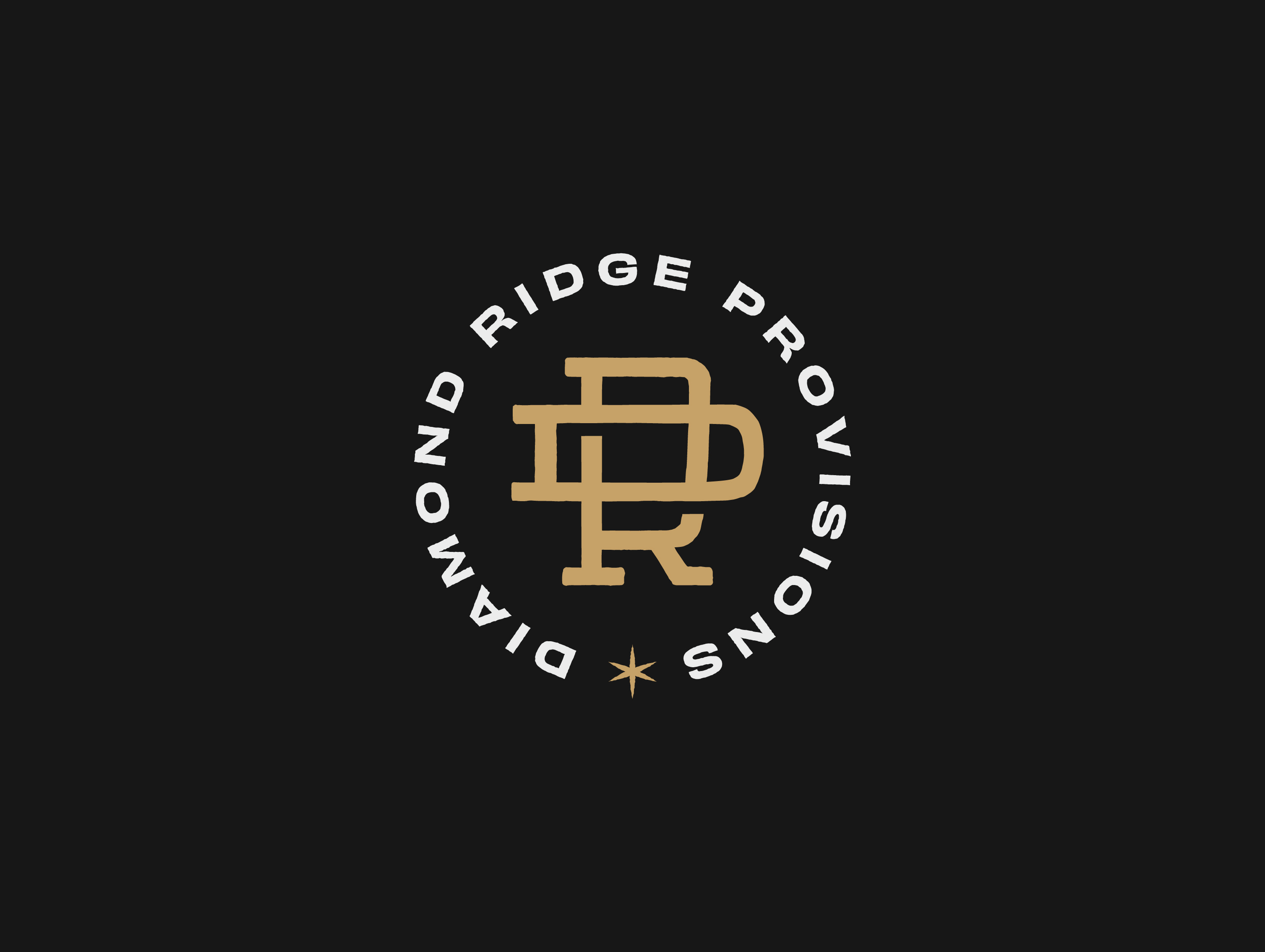 Diamond Ridge Provisions Typography Logos by Nick Stewart on Dribbble