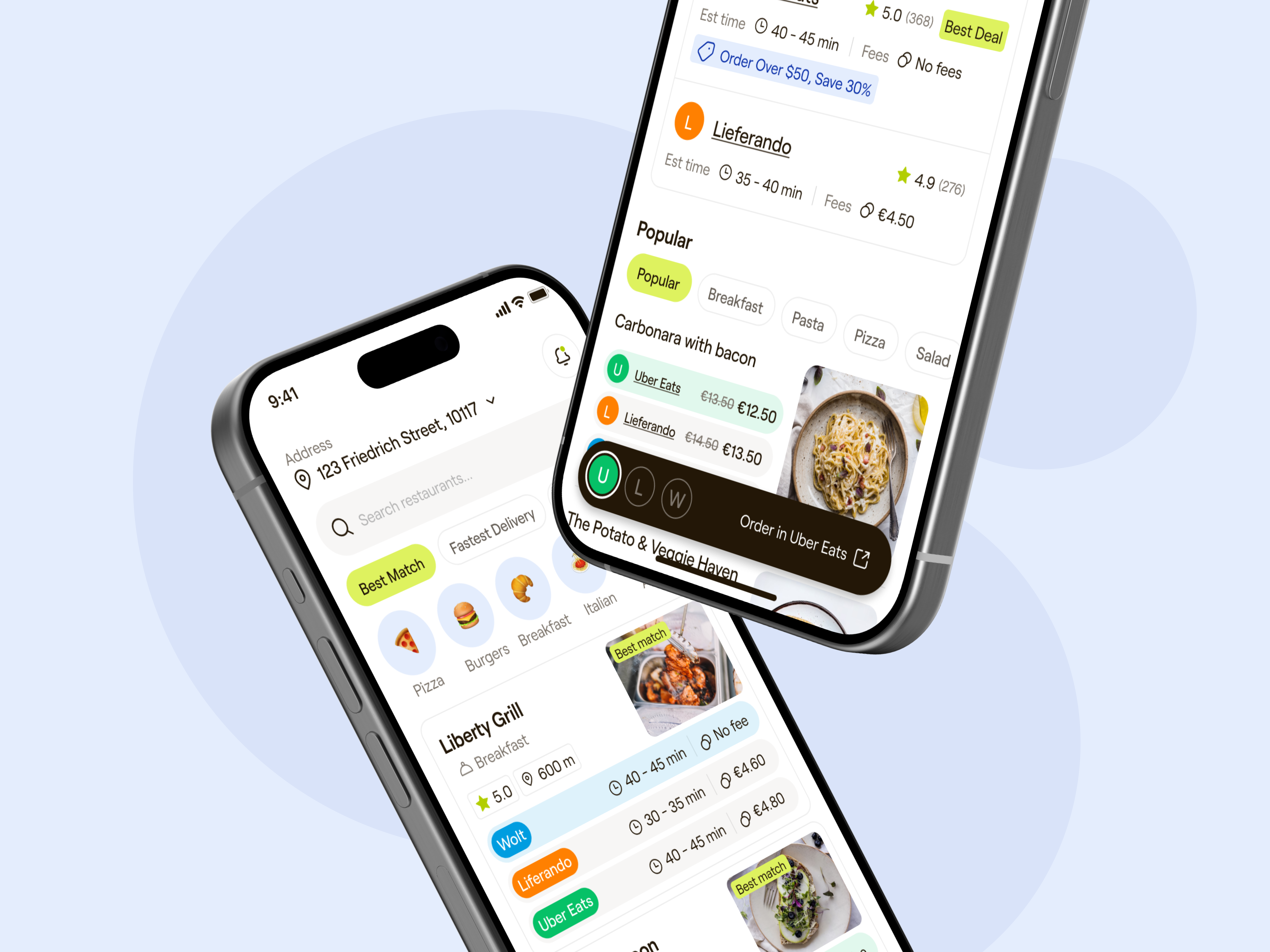 Delivery Mobile App - Popp by Vladislava Povelitsa for Artspire on Dribbble