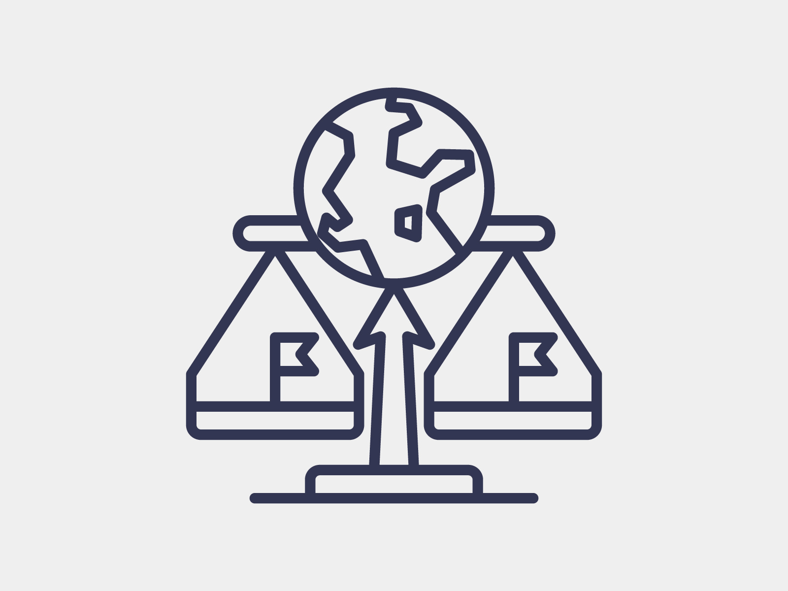 Economic Balance icon by grafikis_art for VectorMine on Dribbble