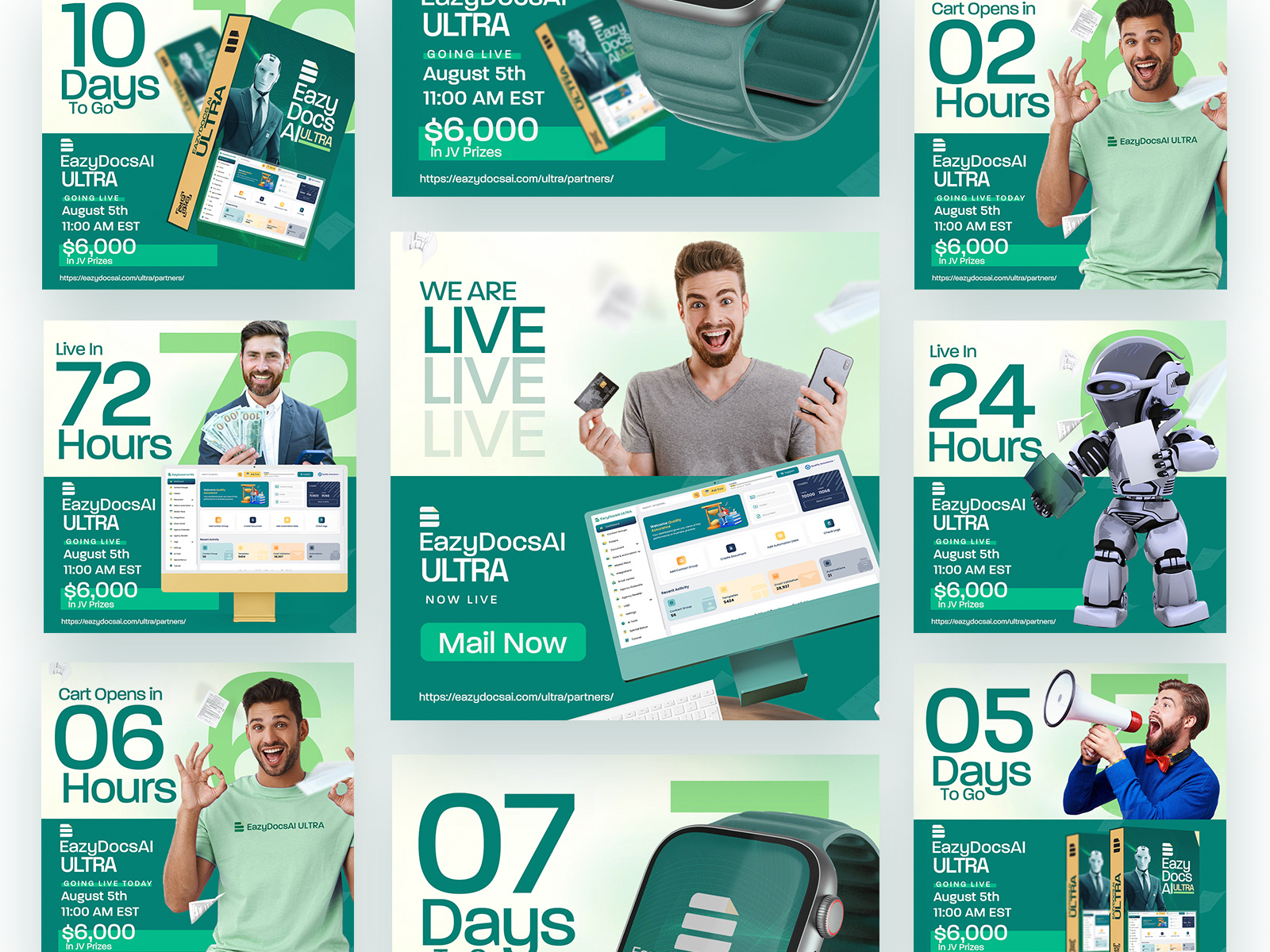 Social Media Countdown Ads for Saas by Avwerosuo Ododo on Dribbble