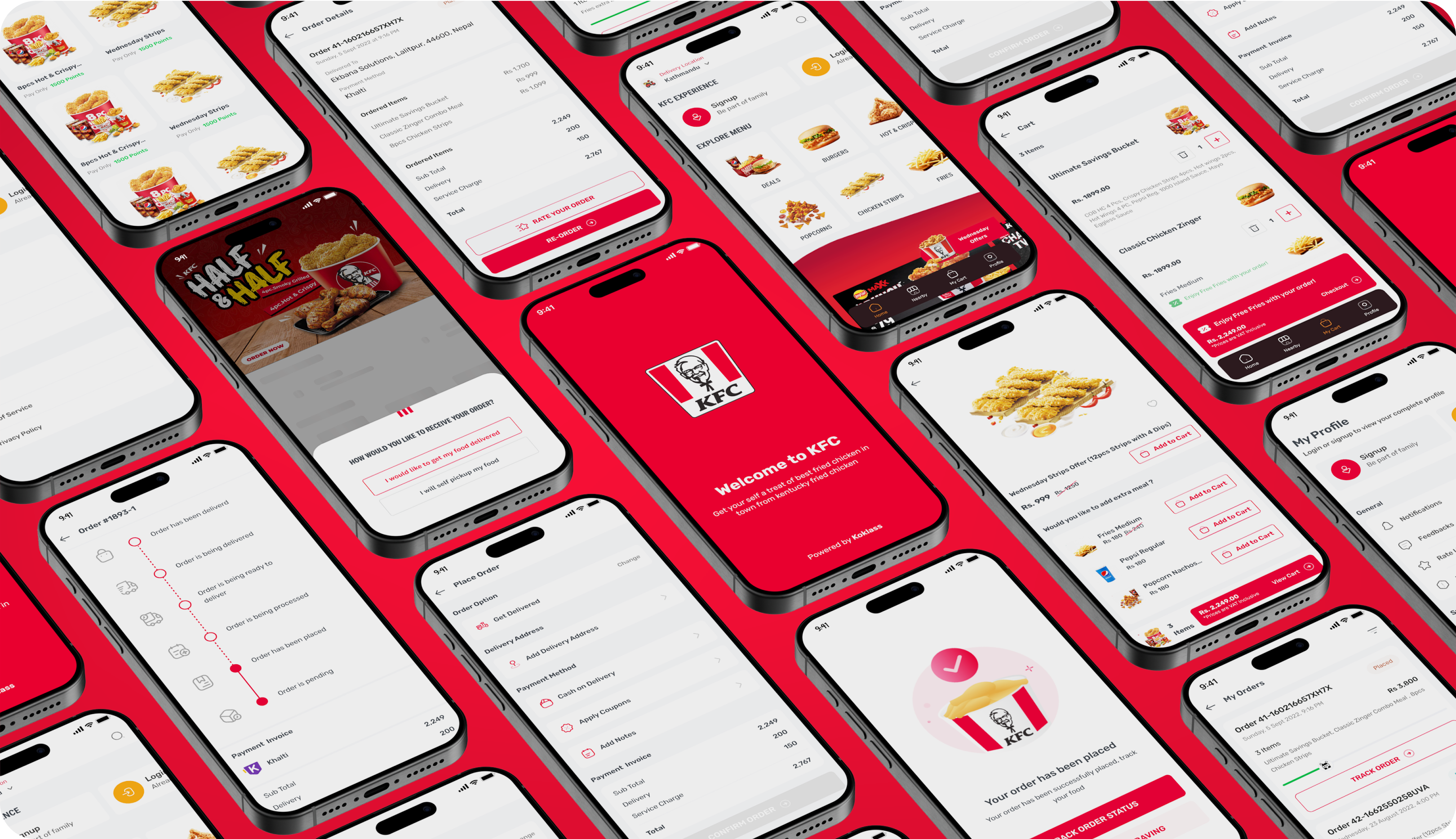 KFC Nepal Mobile Application Case Study by EKbana on Dribbble