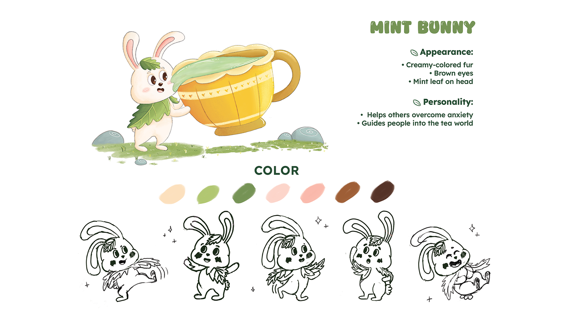 A Tea Guide to Facing Worry - Picture Book by Iryna Lozovytska on Dribbble