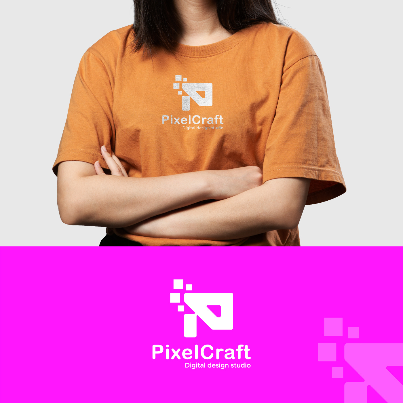 PixelCraft: Innovative Digital Design Studio Logo by Rejuar Rahman ...