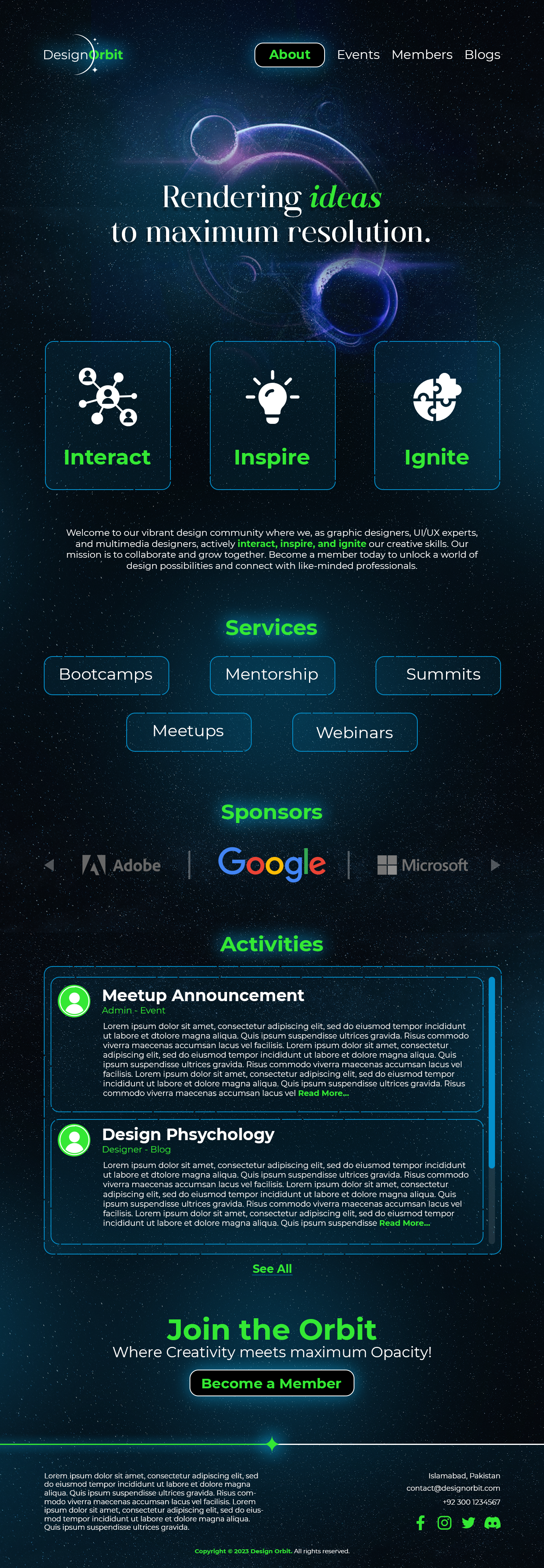 Community Website designs, themes, templates and downloadable graphic ...