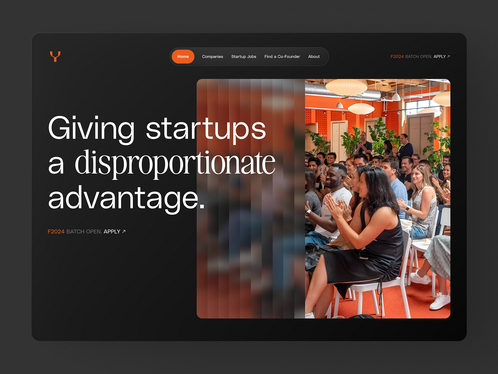 Y Combinator - Landing Page - UI / UX Design by Aadarsh on Dribbble