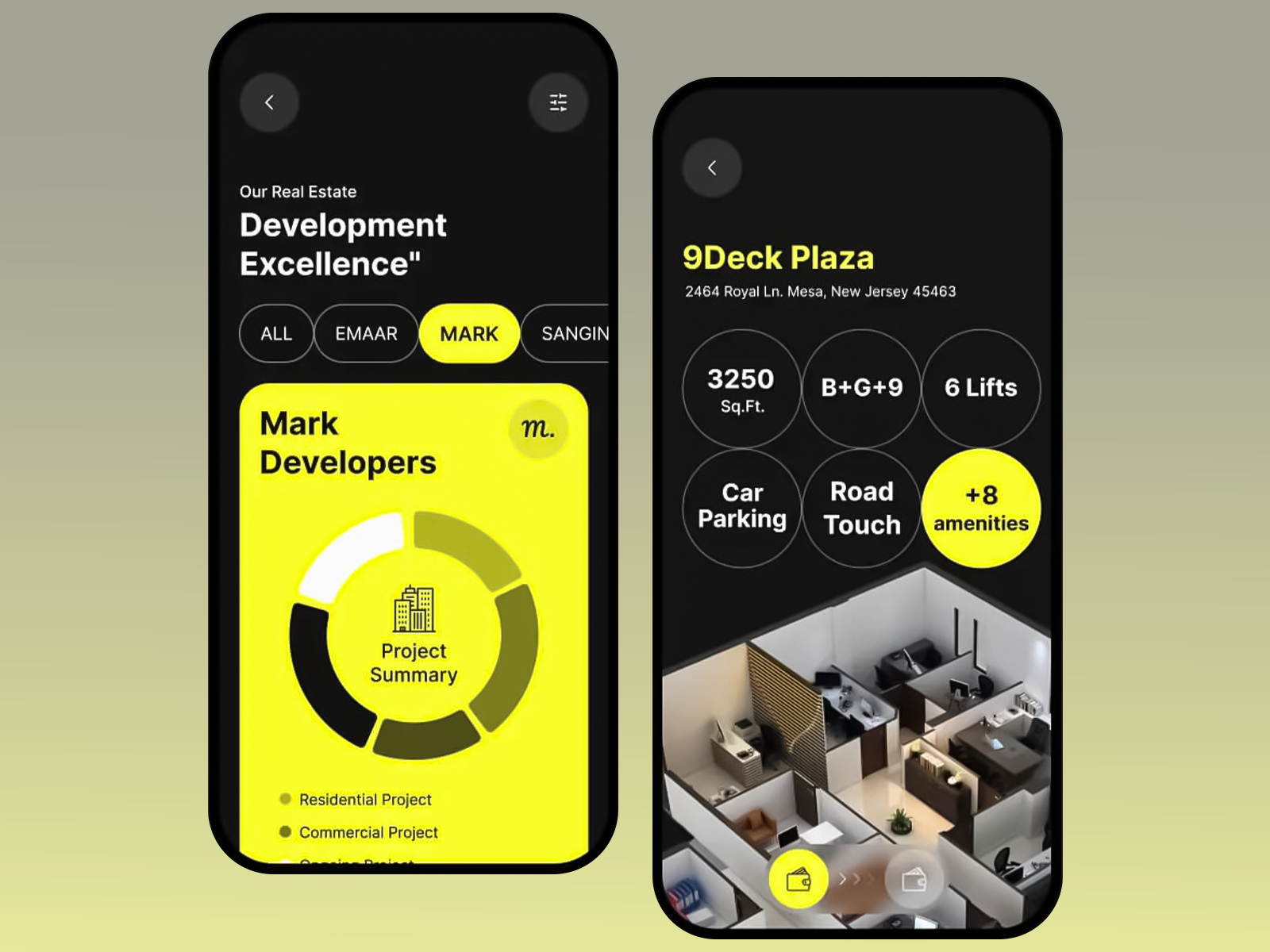 Real estate mobile app design by Diogo Dias on Dribbble