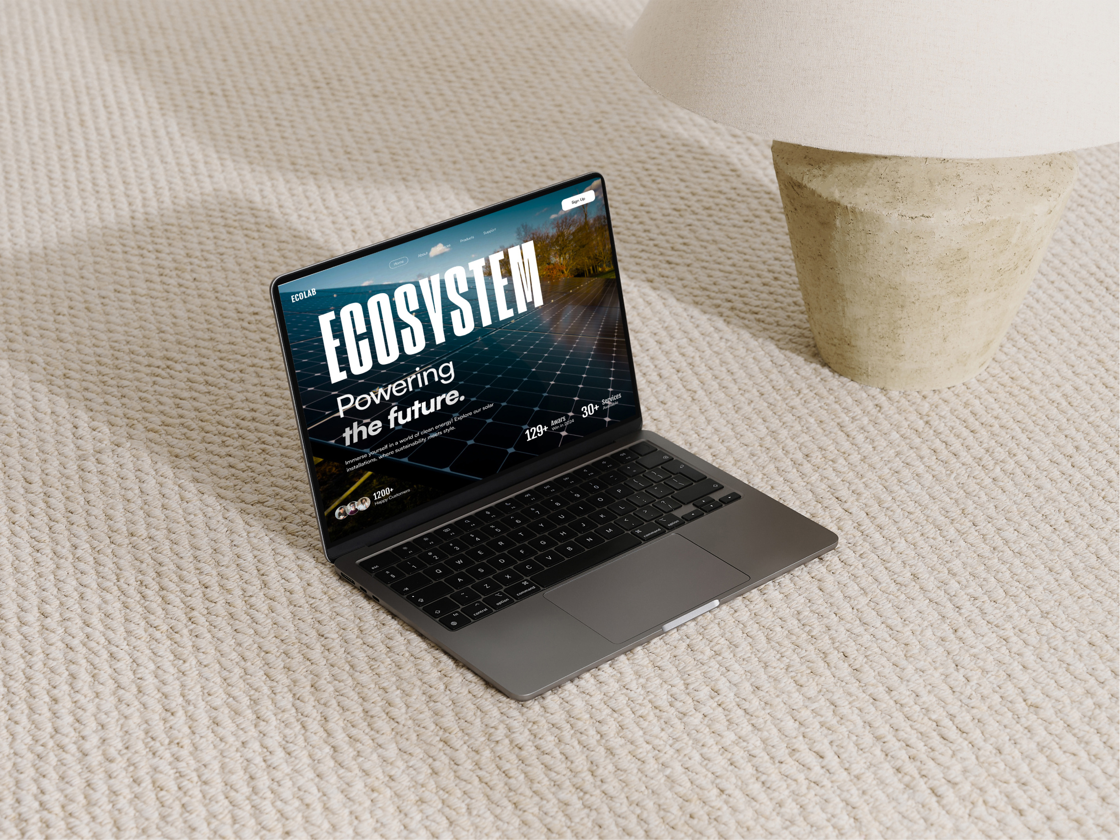 Ecolab-Solar Energy website UI Design by Sohan Talukder on Dribbble