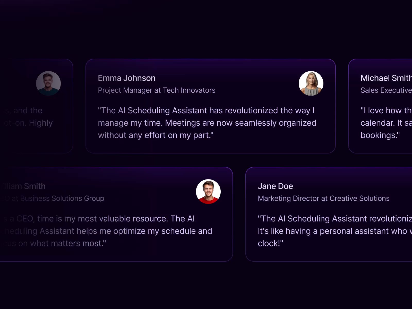 Starvy - AI Startup Website Testimonials Section by Illiyin Studio on ...