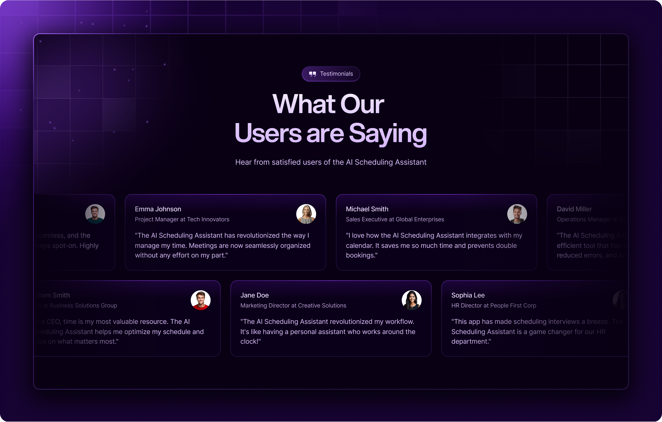 Starvy - AI Startup Website Testimonials Section by Illiyin Studio on ...