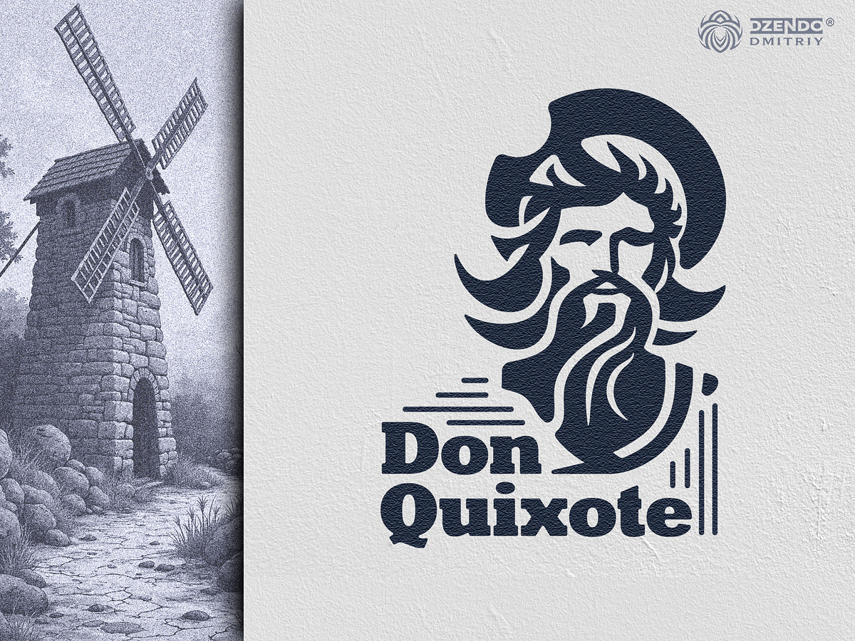 Don Quixote logo by Dmitriy DZENDO on Dribbble