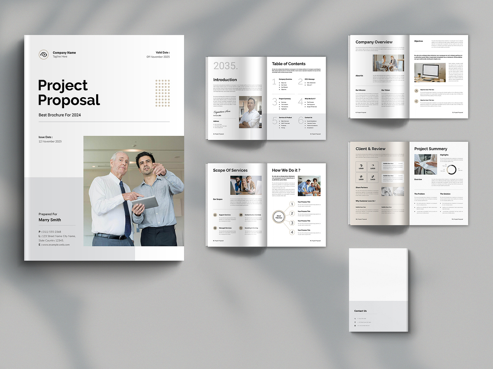Project Proposal Template by Spark_Creative on Dribbble