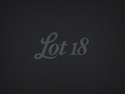 Lot18 Logo by Clint Balcom on Dribbble